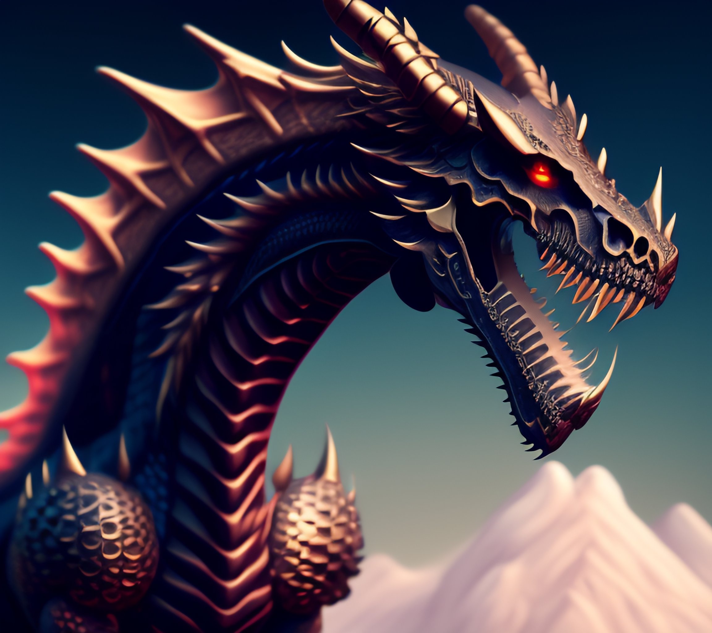 Bone Dragon Wallpaper