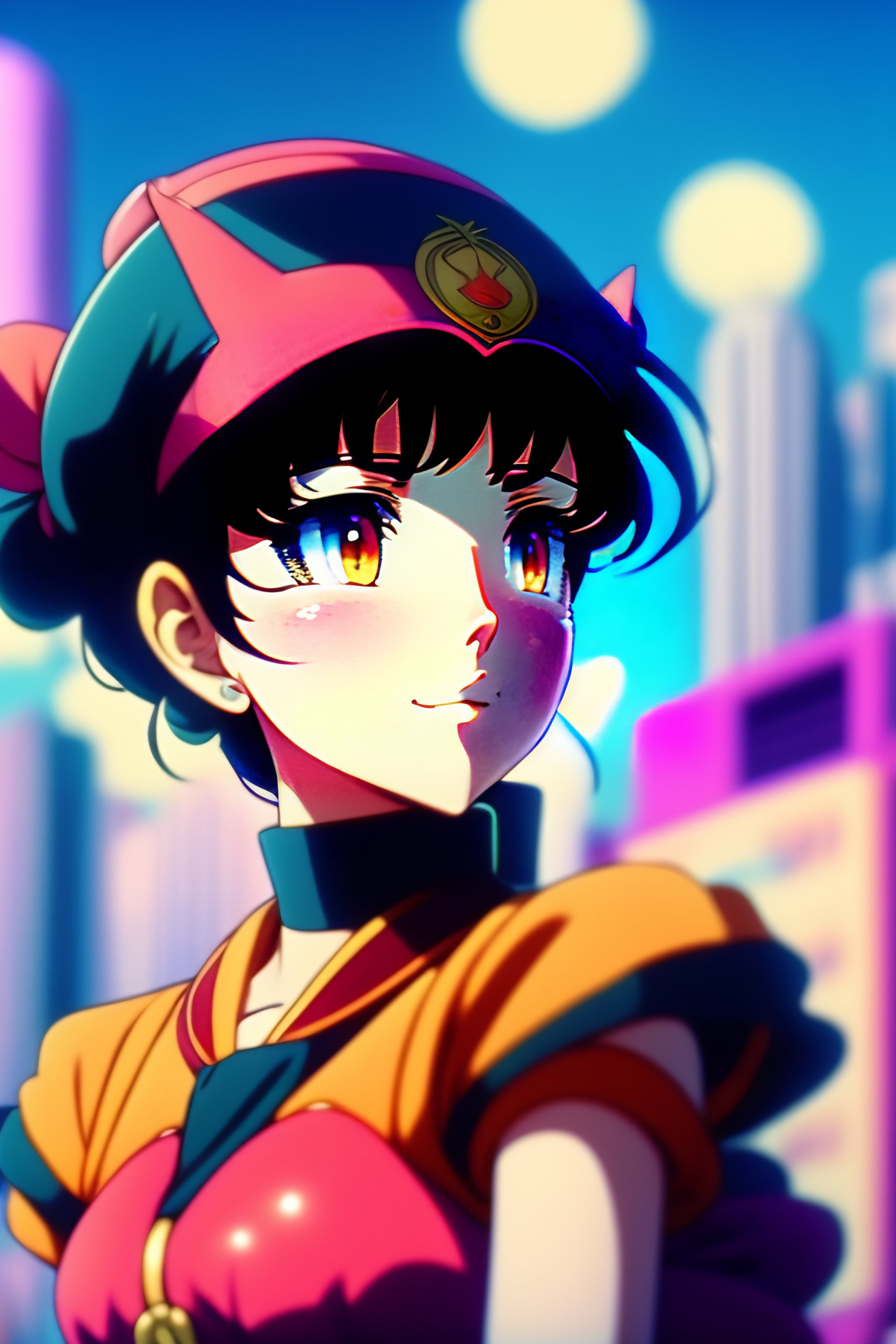 Lexica - 90's anime vintage anime screenshot joyful without cloths girl ...