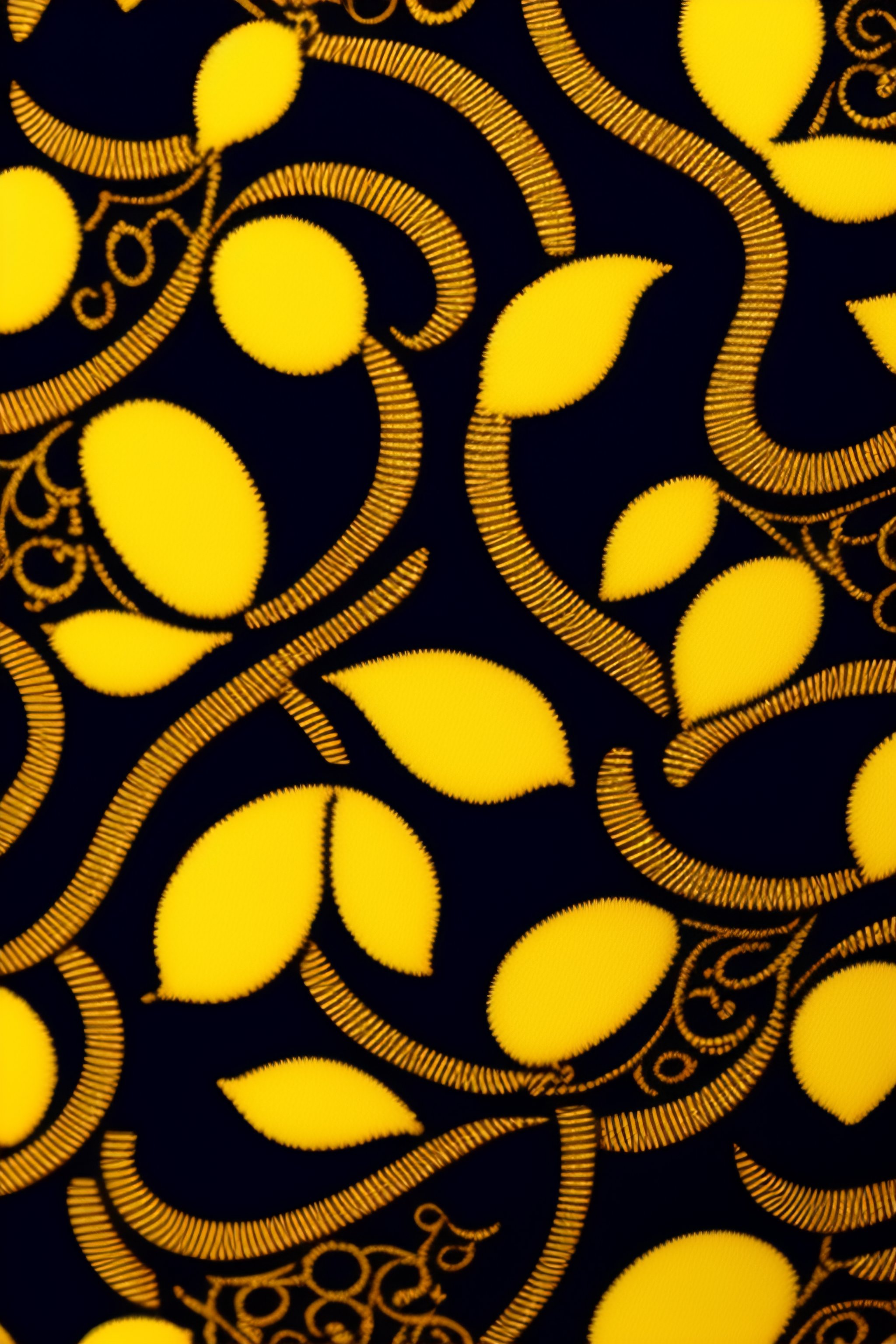 Lexica - Image of African fabric with majority brown with few yellow ...