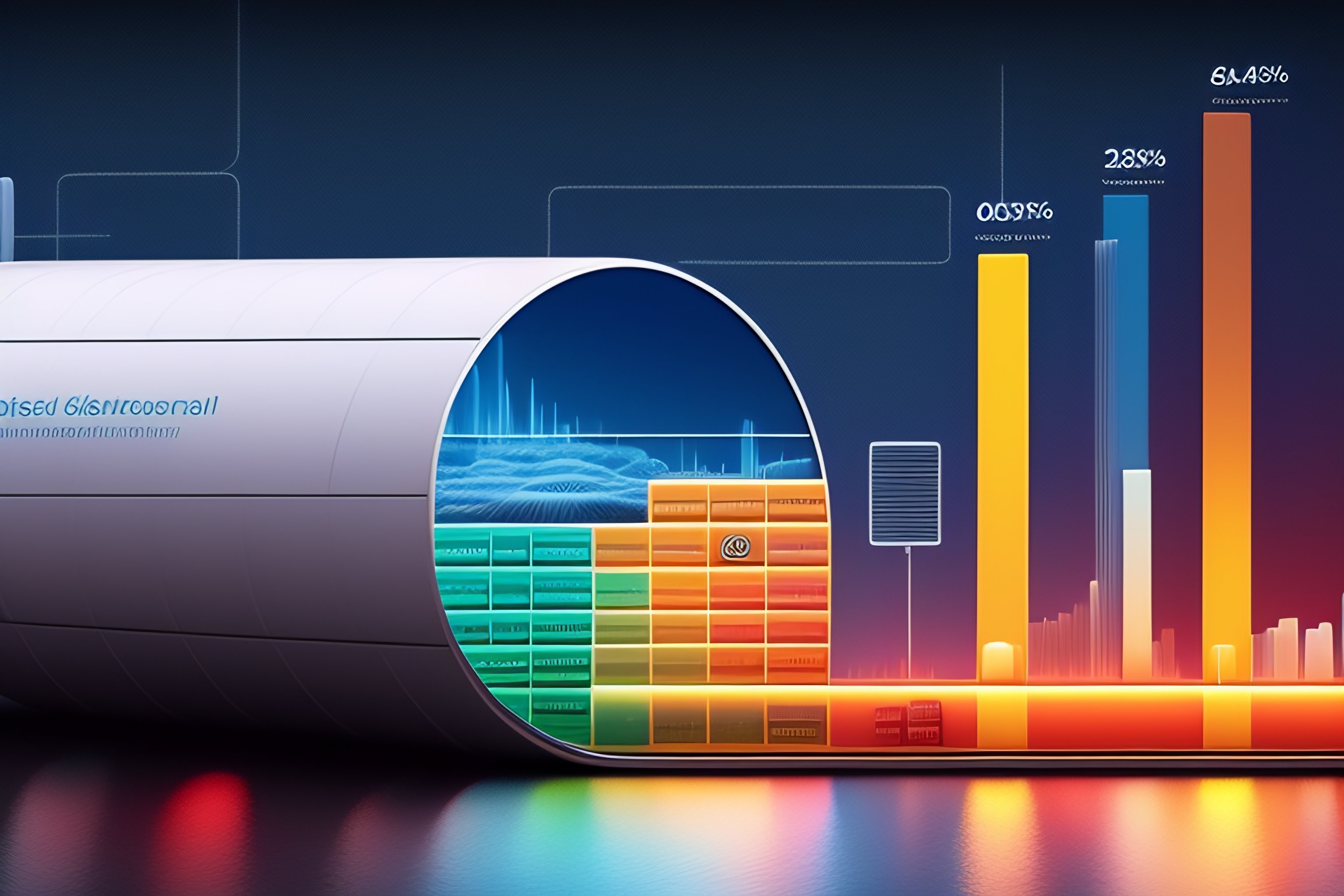 Lexica - "Generate a visual representation of the impact of ...