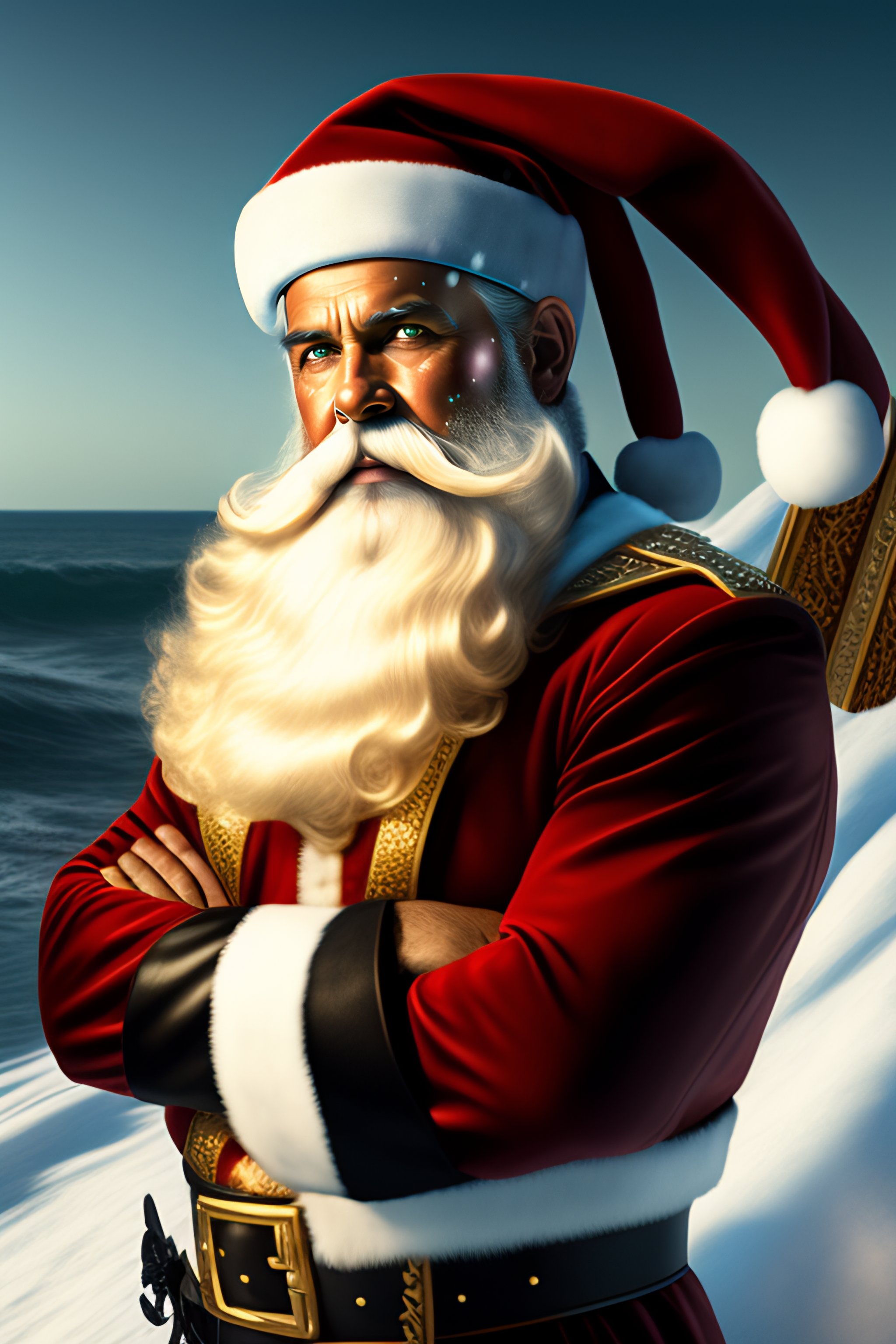 Lexica - Rum pirate santa claus