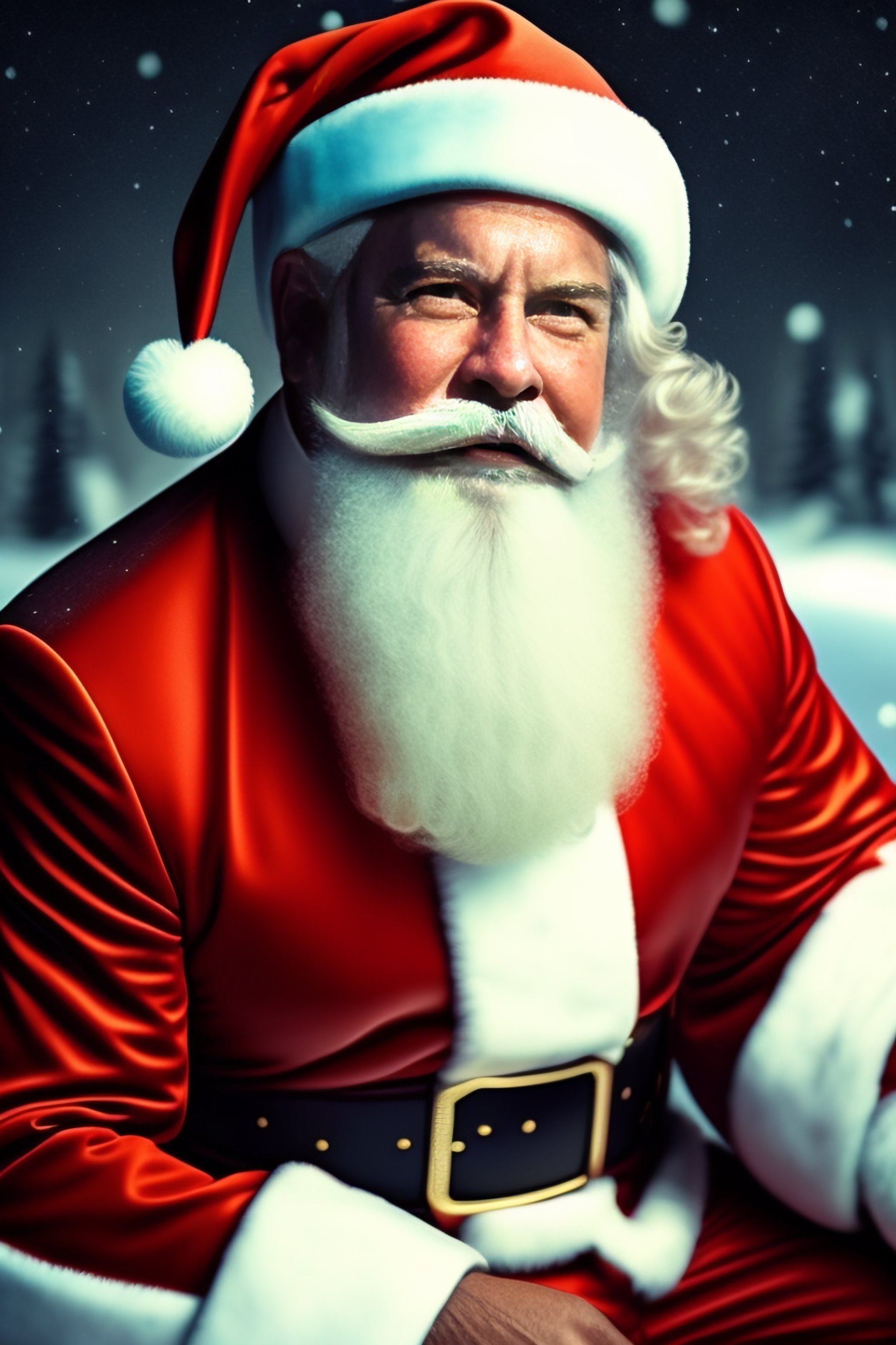 Lexica - Santa claus, jim flora style