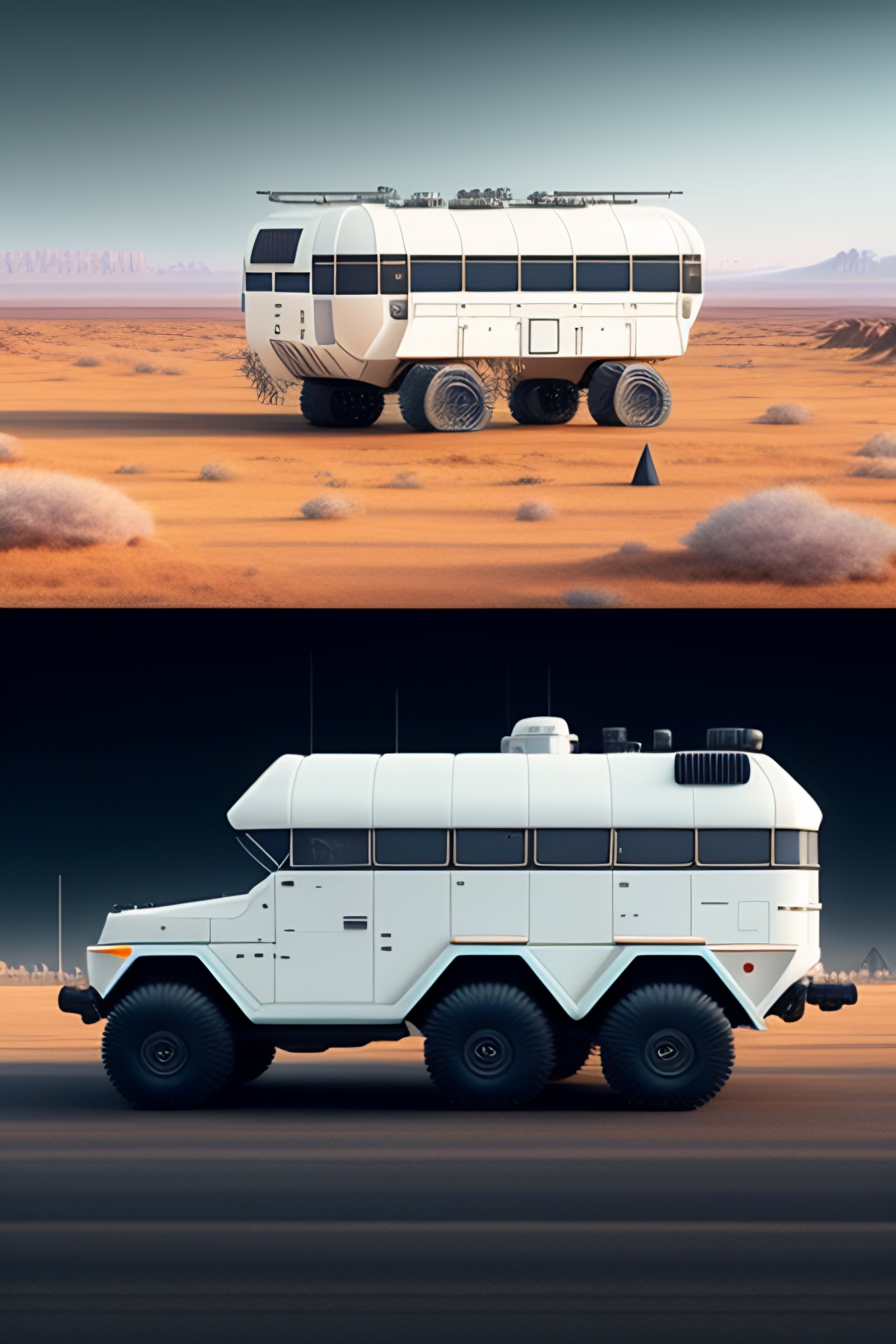 Lexica - Simon stalenhag,8k resoultion,hyper realstic , white humvee