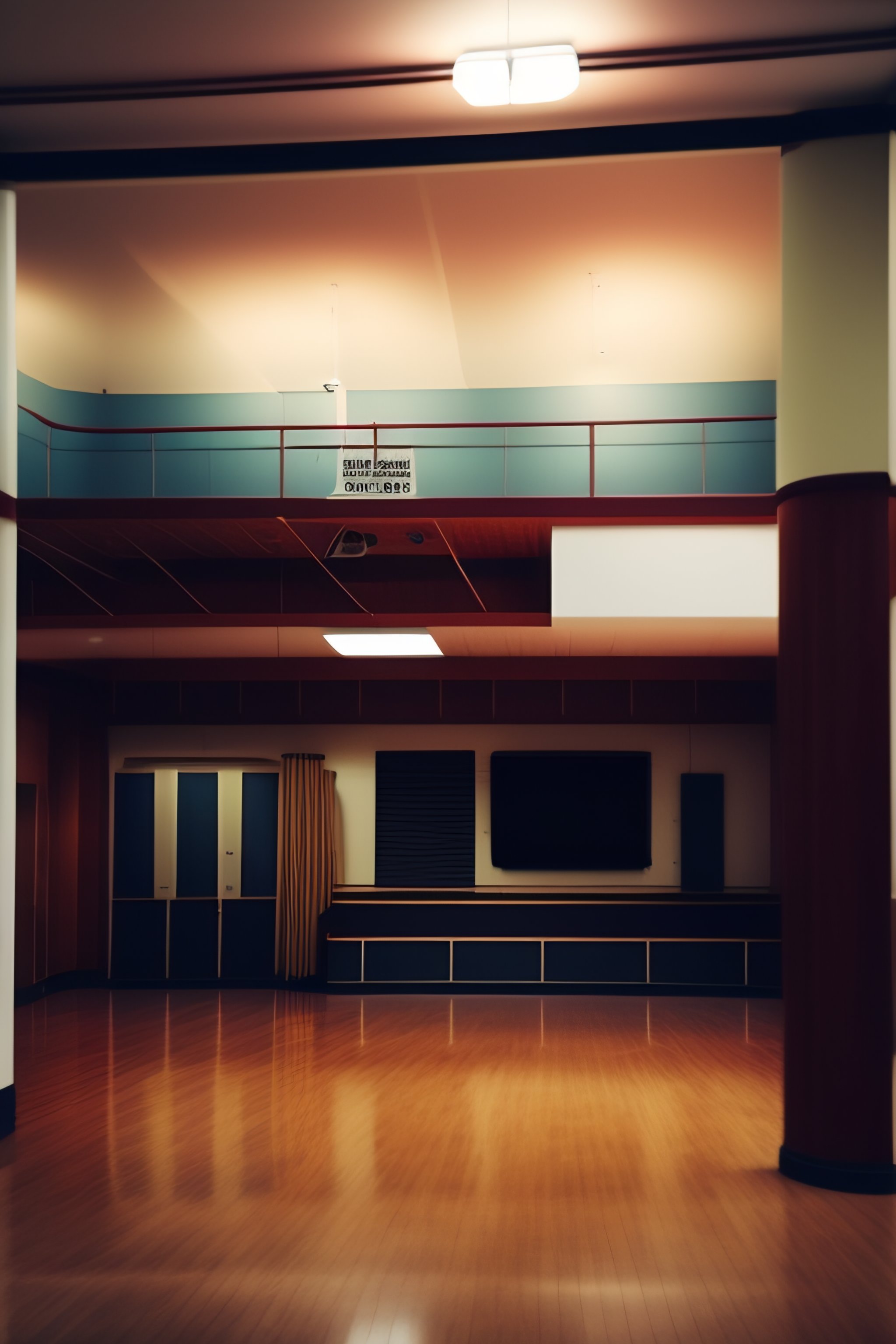 Lexica - Low quality liminal space empty band room lonely nostalgic large