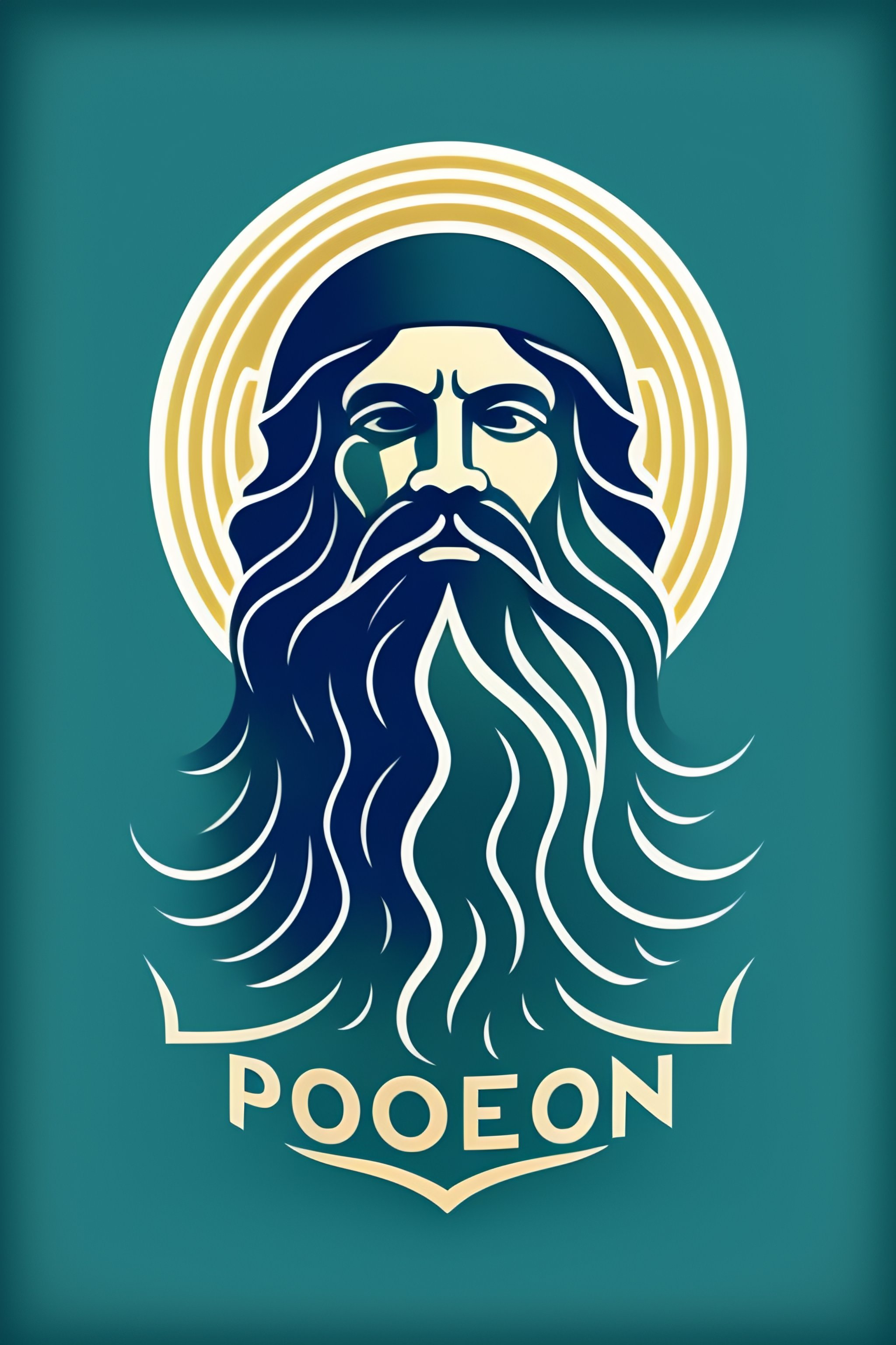 Lexica - Create a logo of poseidon with the name "Proseidon ...