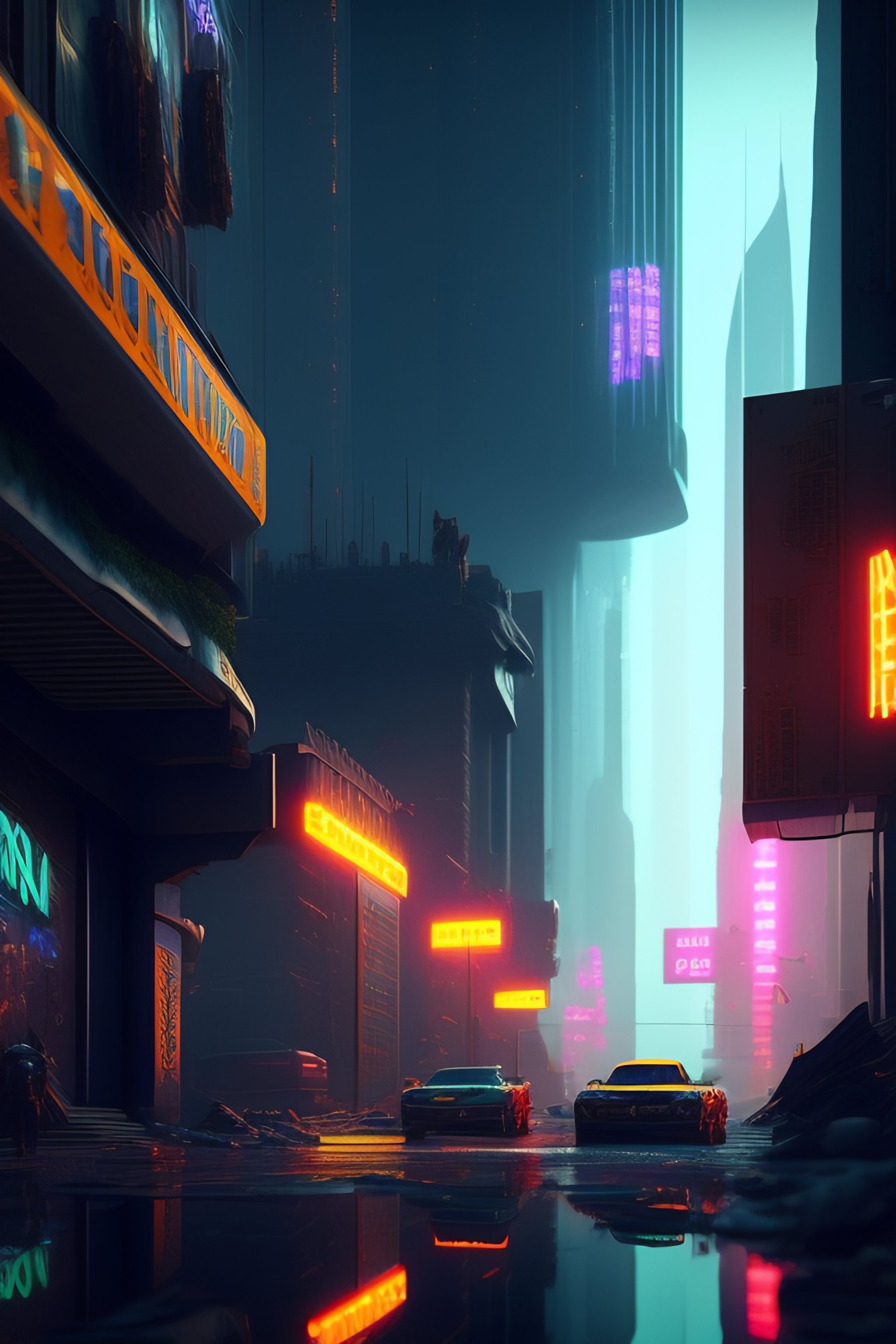 Lexica - Post apocopic city with , highly detailed, photorealistic ...