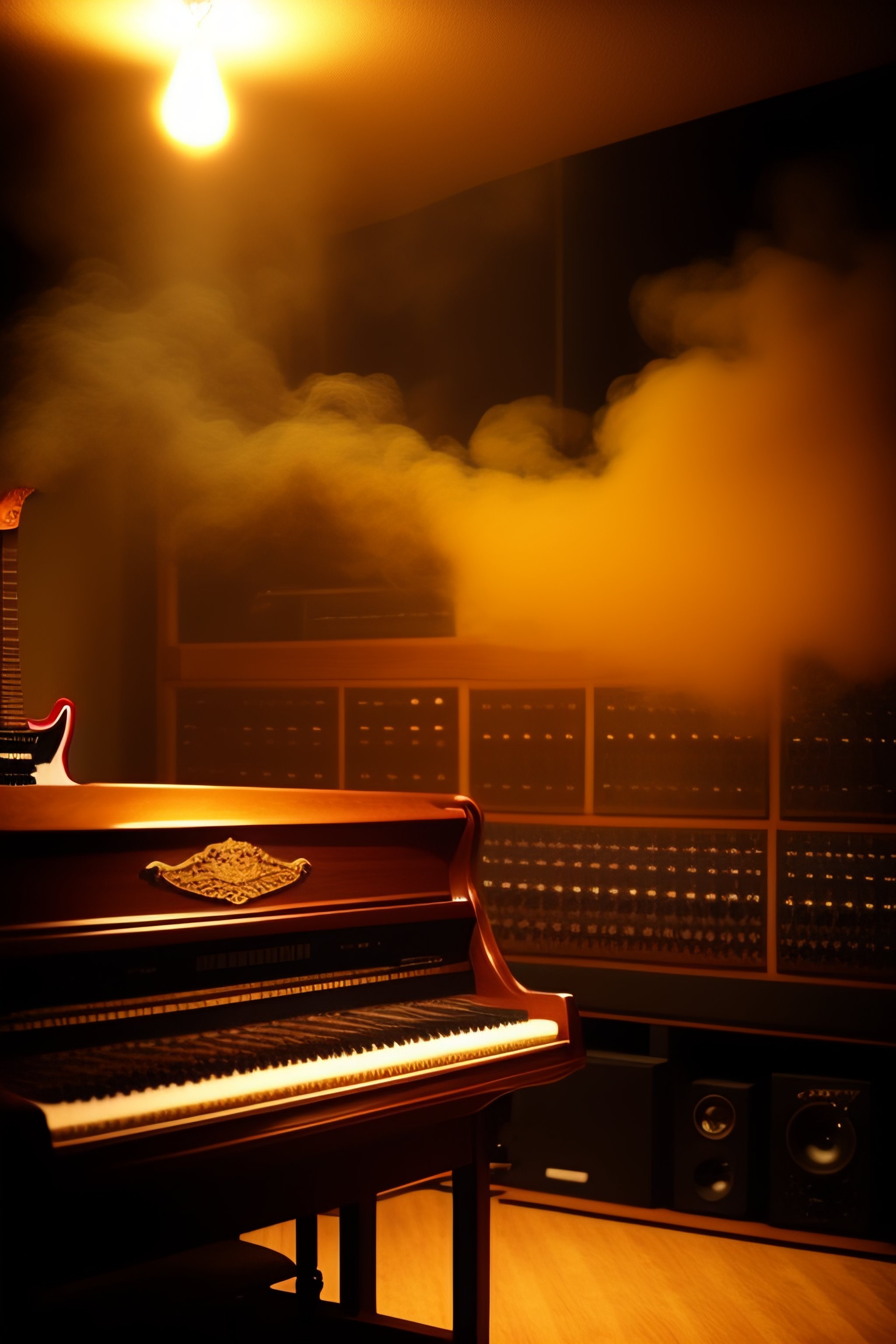 Lexica - Recording studio, hazy, smoke, drugs, clavinet, playing ...