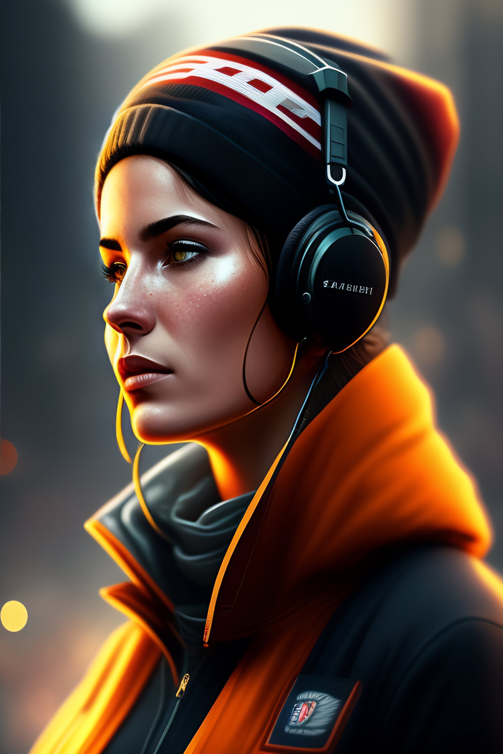 Lexica - Tired gamer portrait