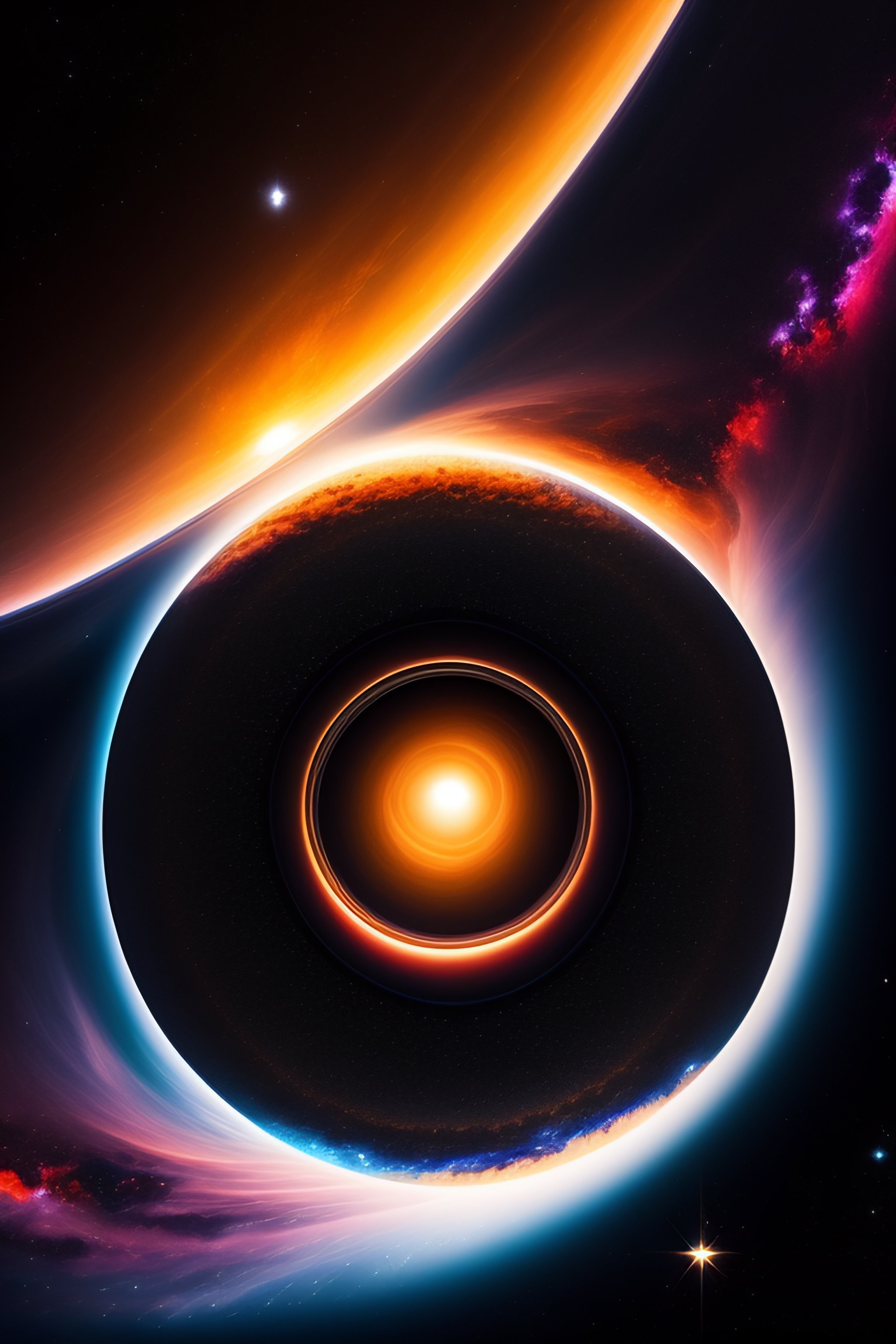 Lexica - Black hole eating galaxy