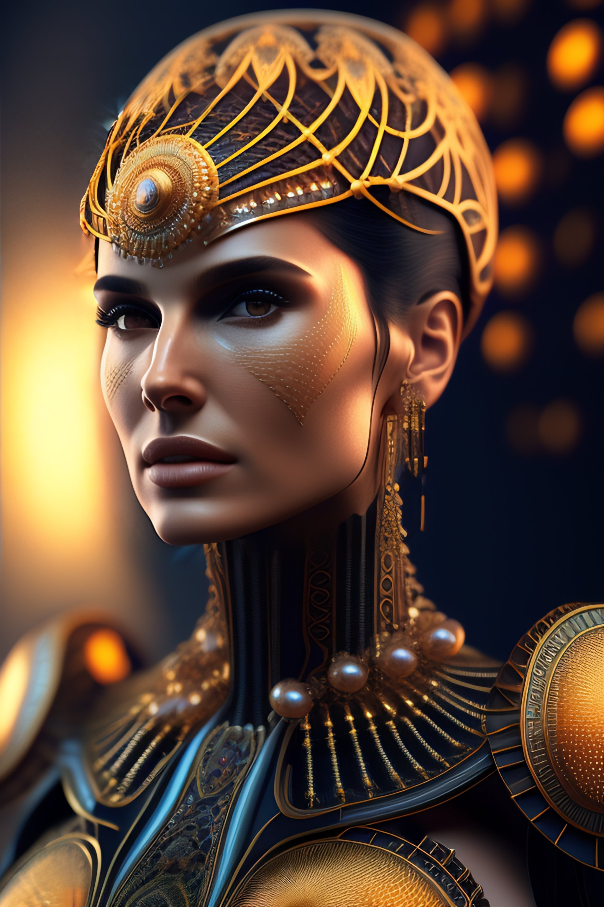 Lexica - Complex 3d render ultra detailed of a real face camera natalie ...