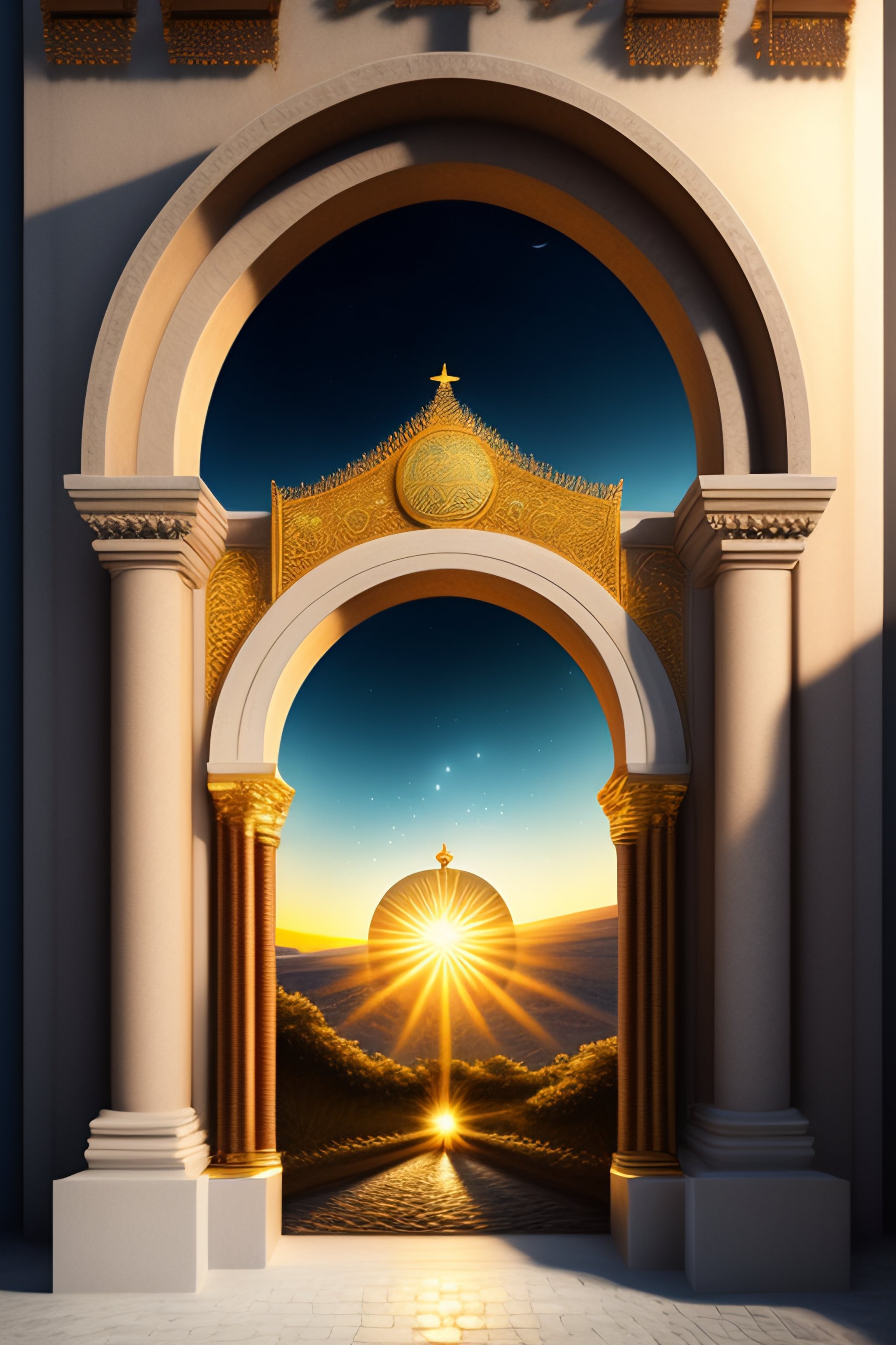 Lexica - Adoration of the Kings of the East at the portal of Bethlehem ...