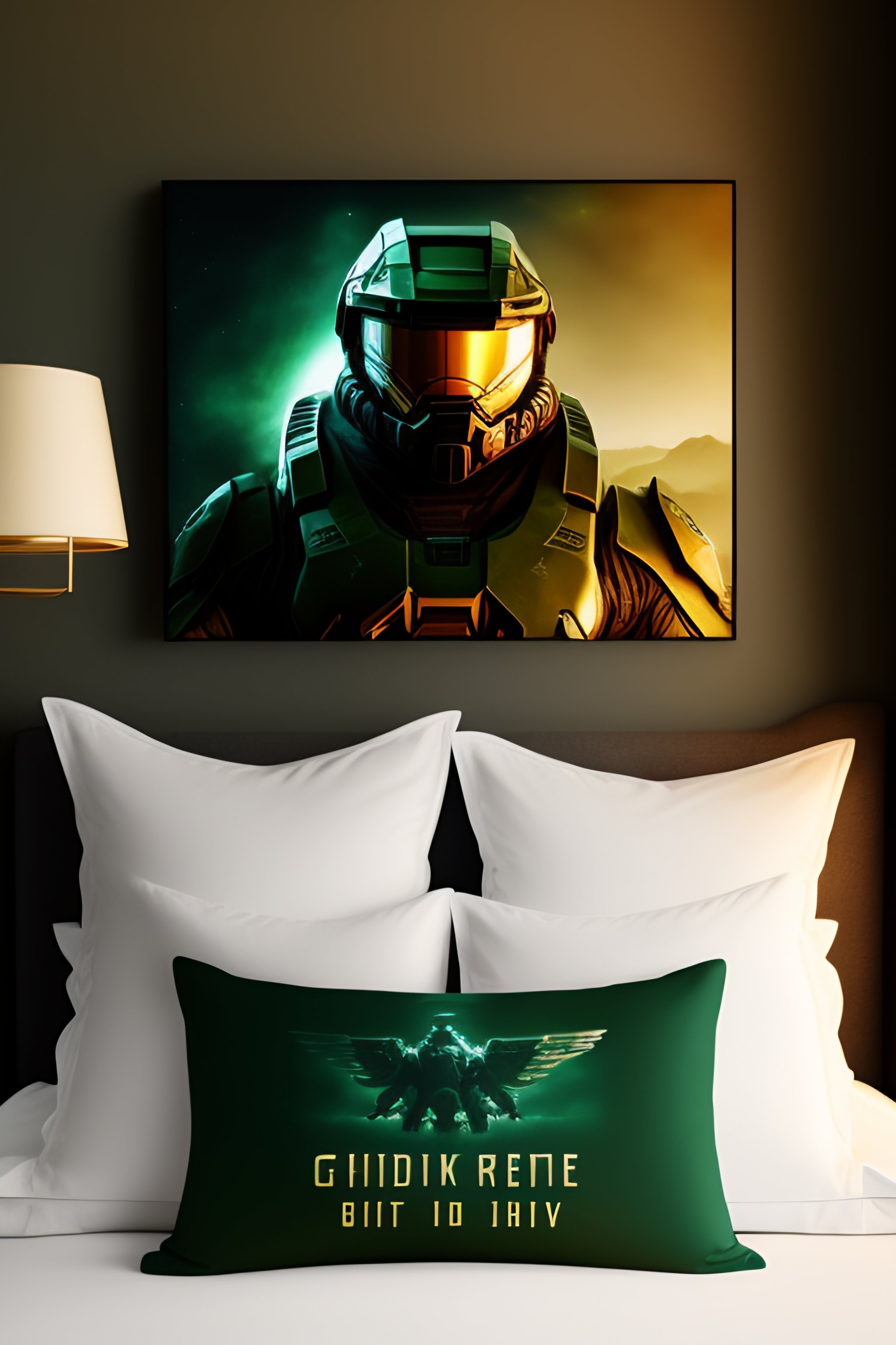 Lexica - Master chief in bed