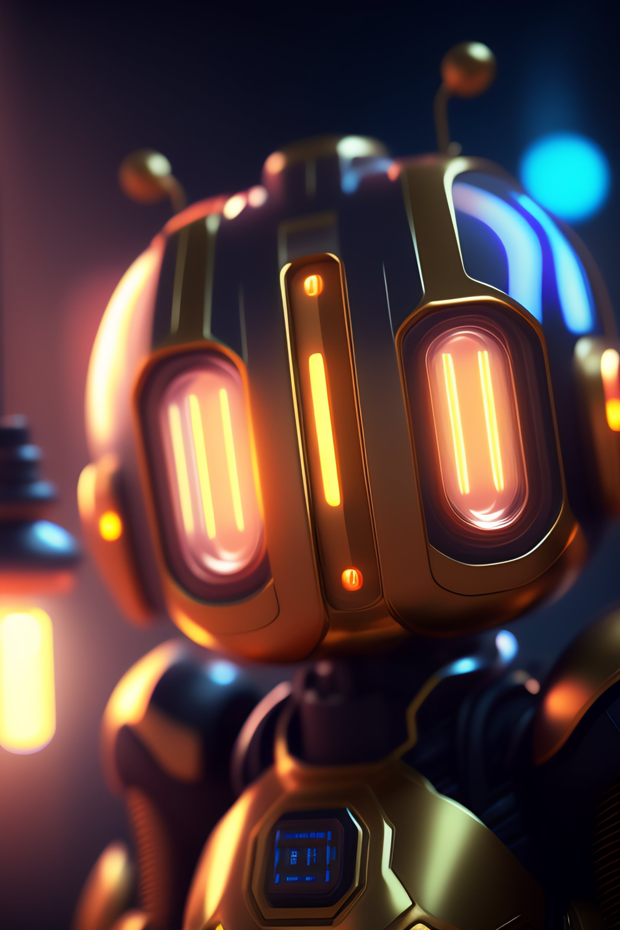 Lexica - Electronik robot and ofice, unreal engine, cozy indoor ...