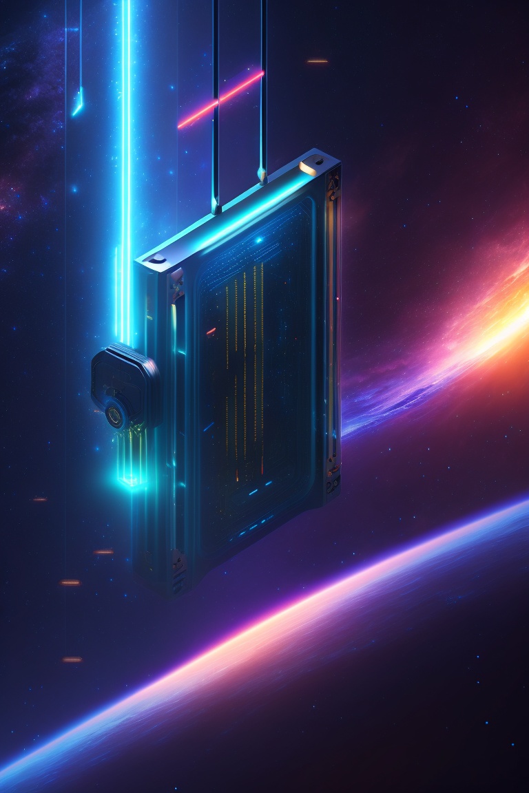 Lexica - Locks and keys flying in space with binary data flowing in a ...