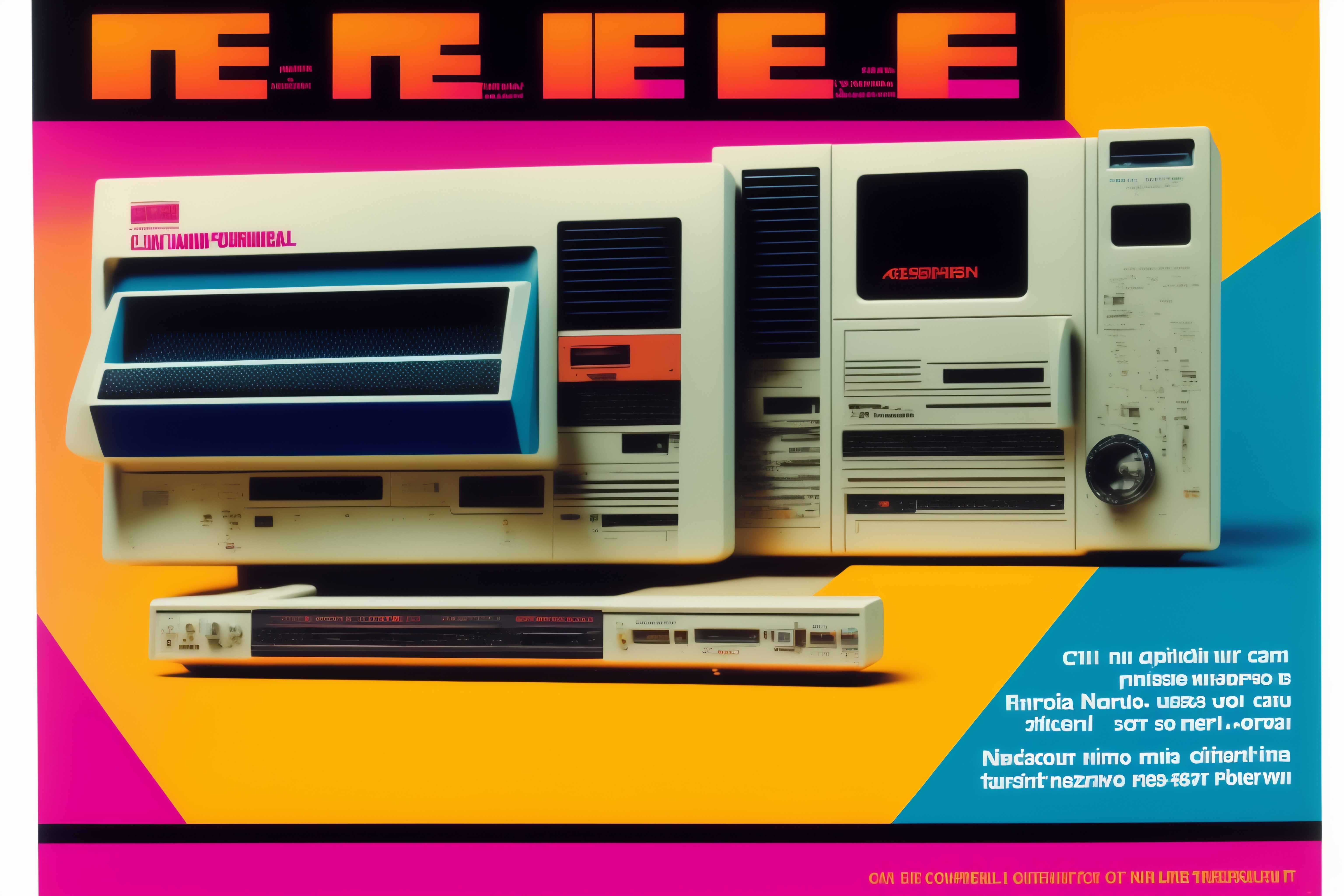 Lexica - Full - color 1 9 8 3 magazine advertisement for a retro ...