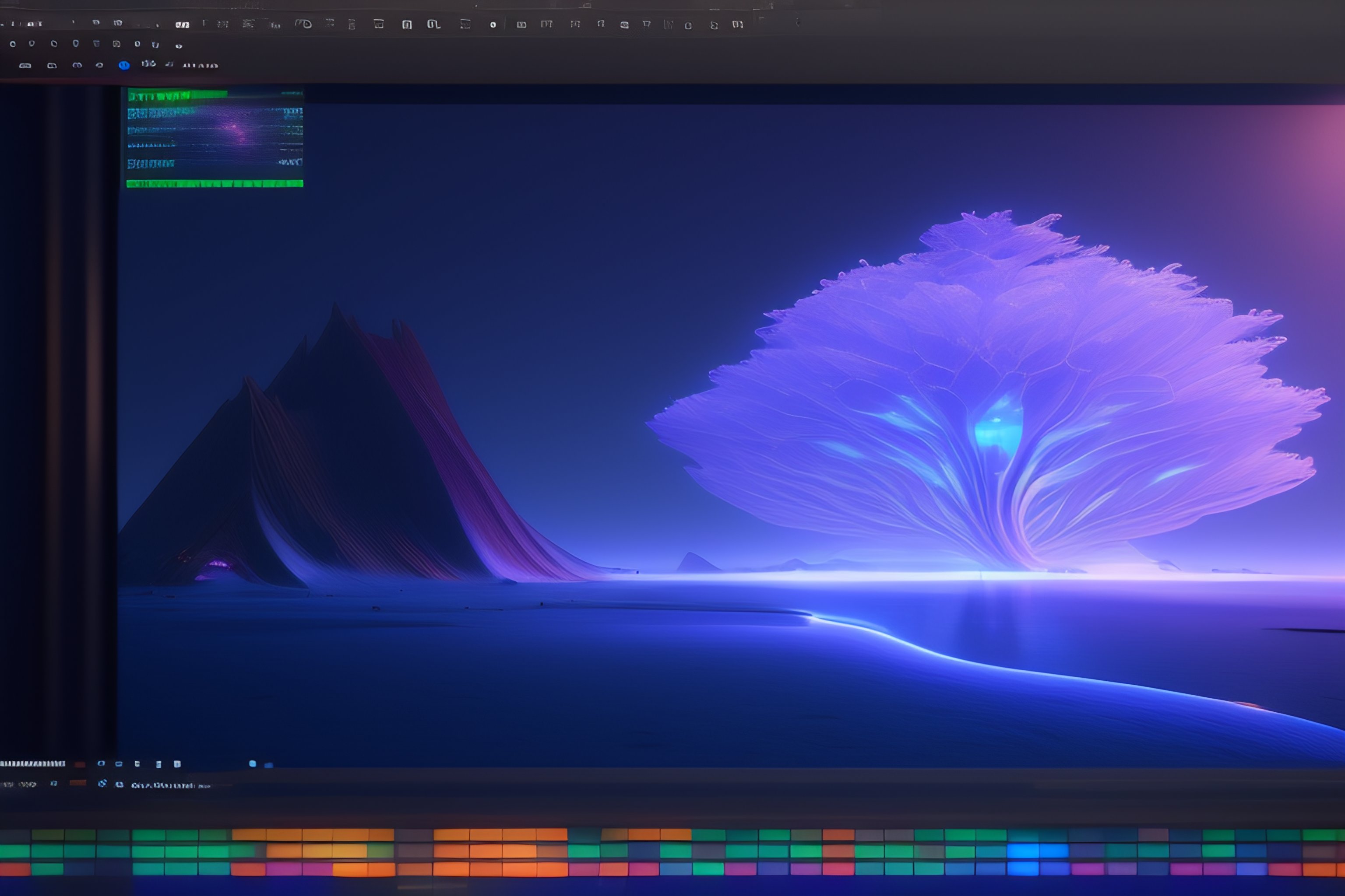 Lexica - The neural network draws itself,unreal engine, octane render ...