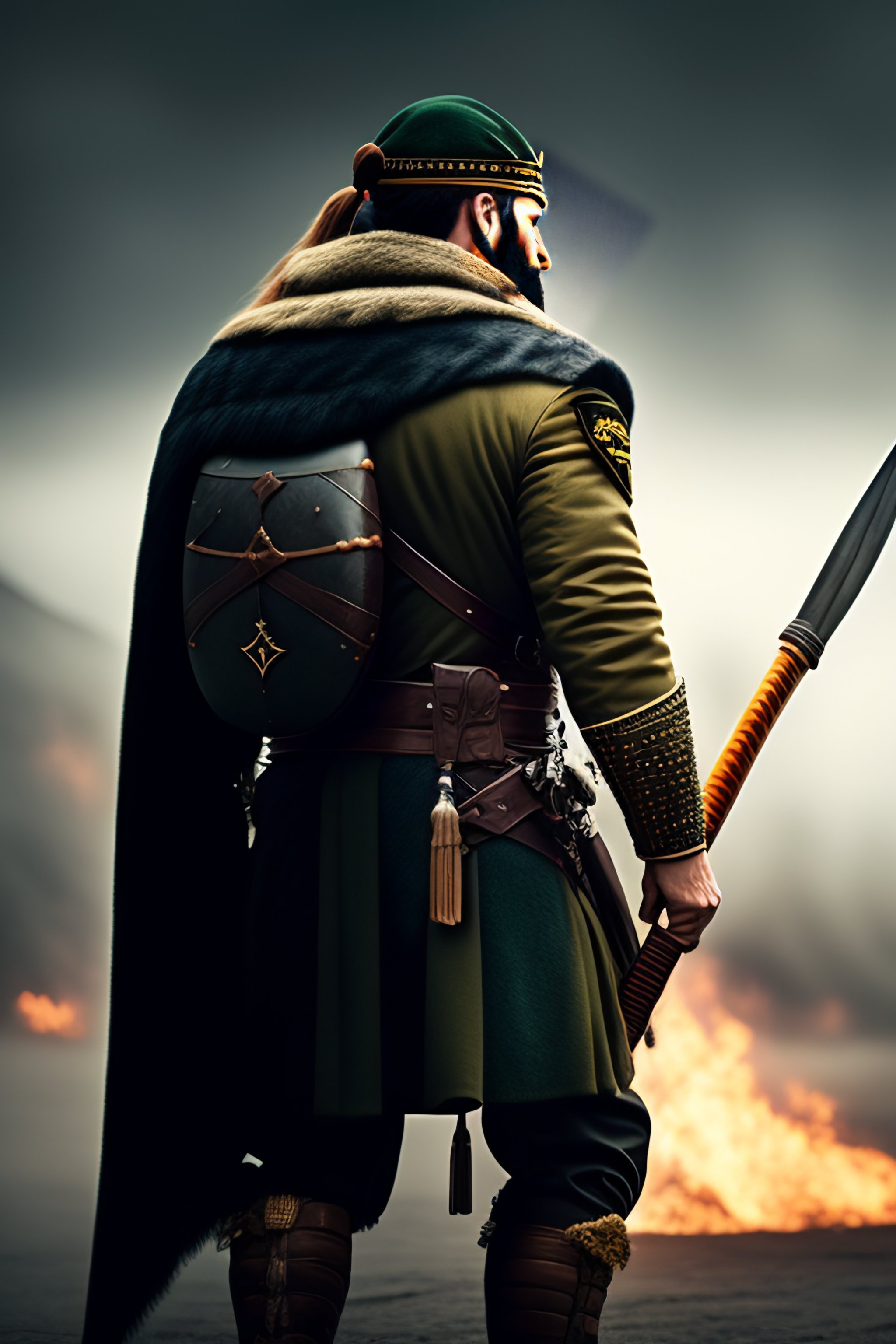 Lexica - A modern warfare viking soldier with axe