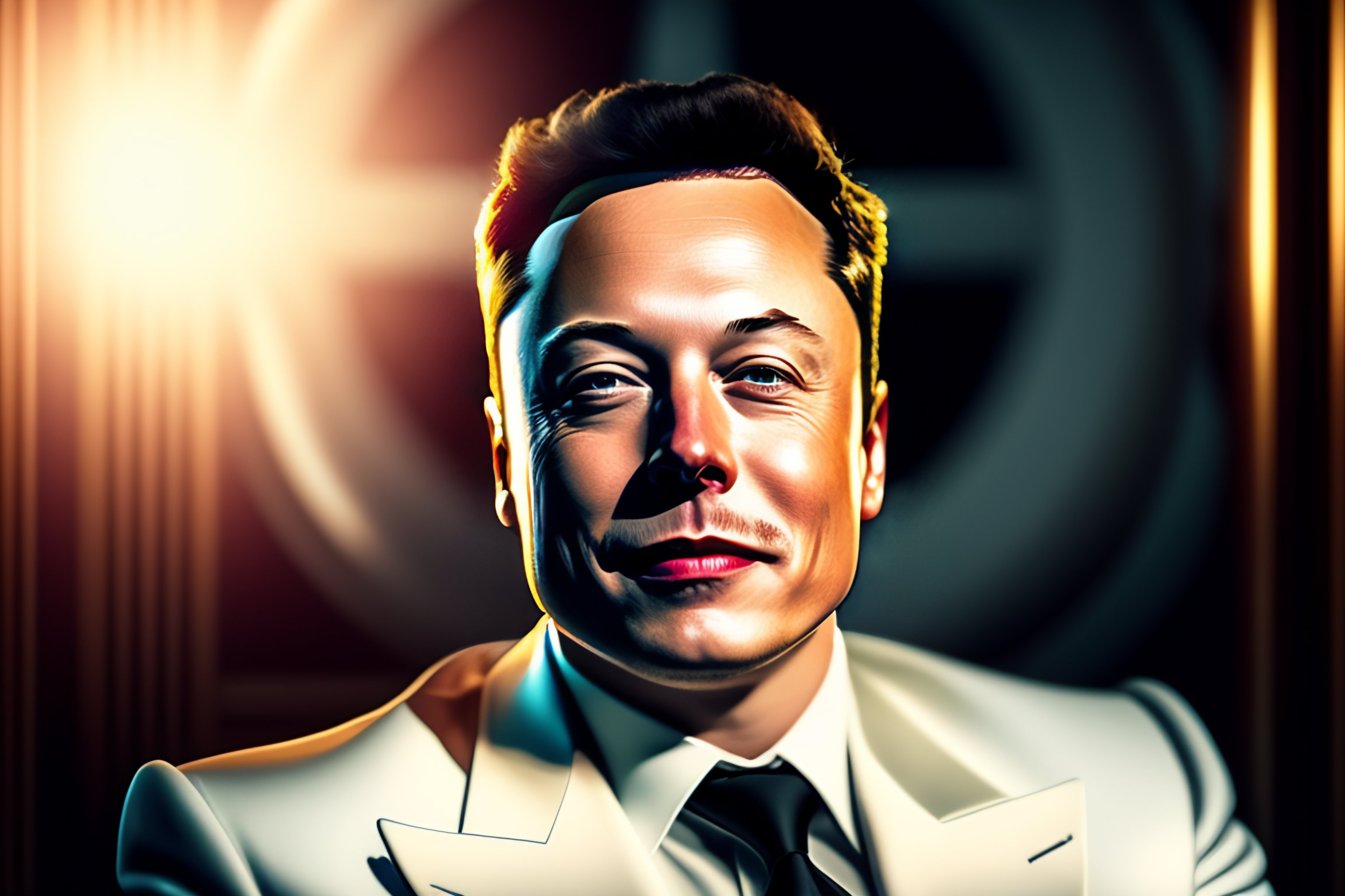 Lexica - Elon musk in Hitler look, real world picture with sunlight, lexica aperture v1, midjourney