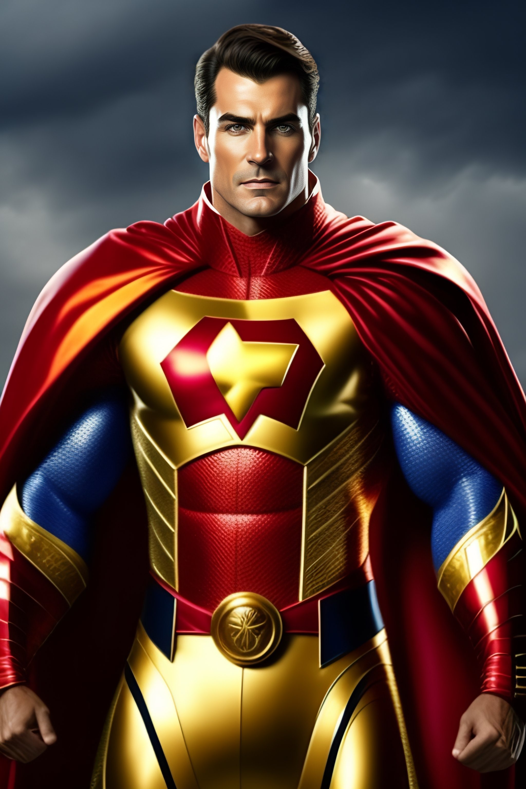 Lexica - King Spain in superhero suit