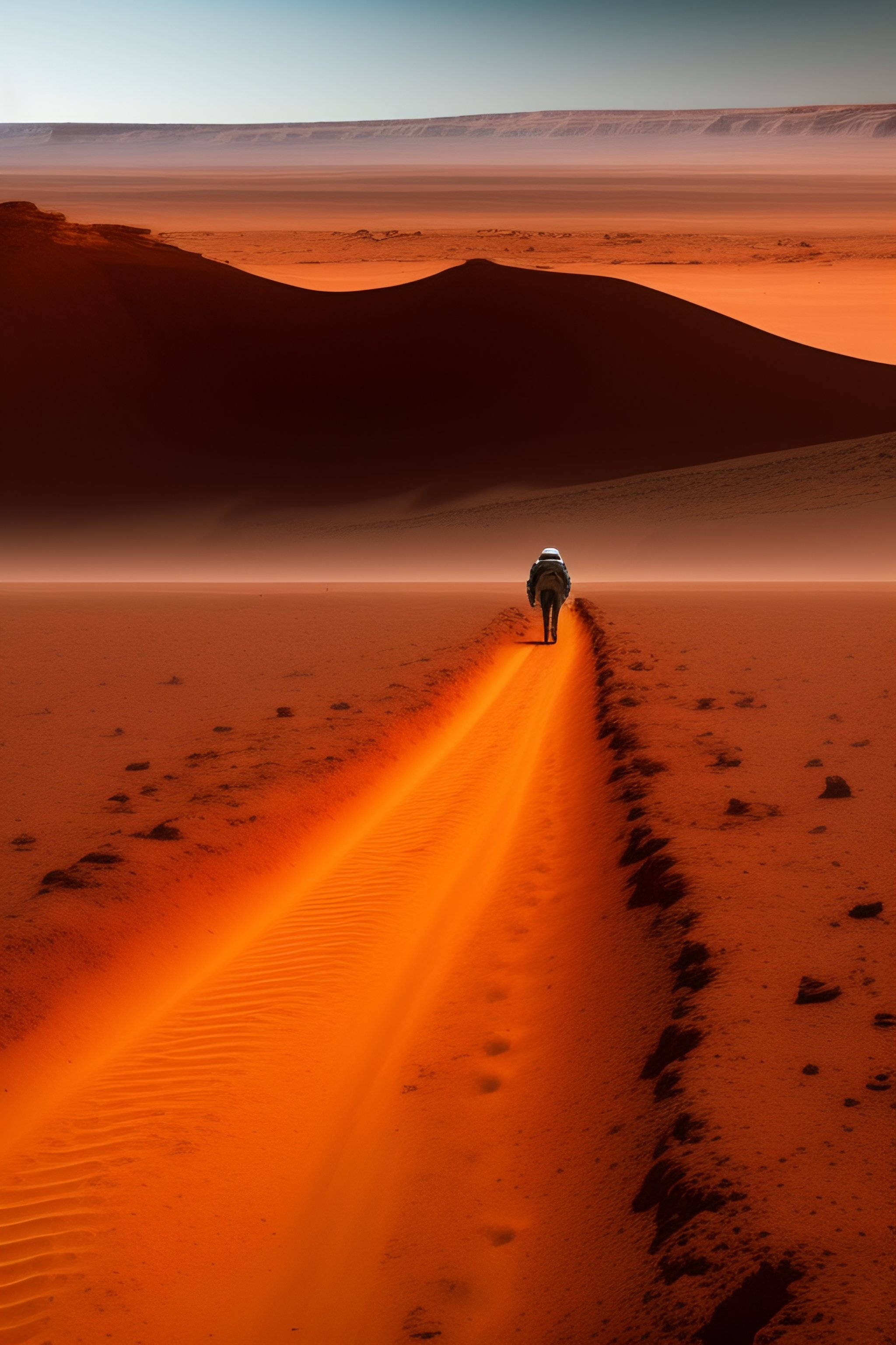 Lexica - Elon Musk Walking on Mars