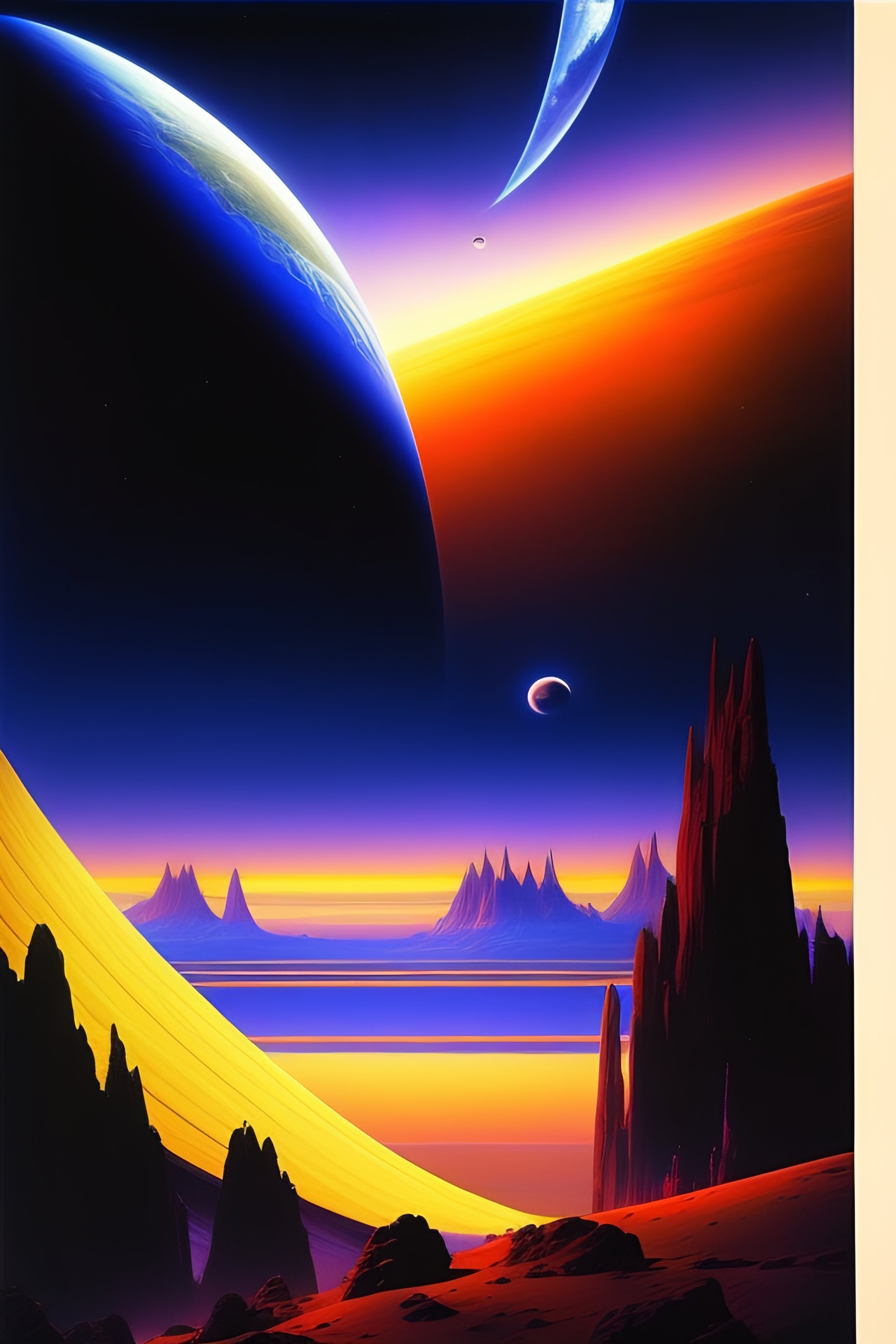 Lexica - Space scene by arthur haas and bruce pennington and john ...