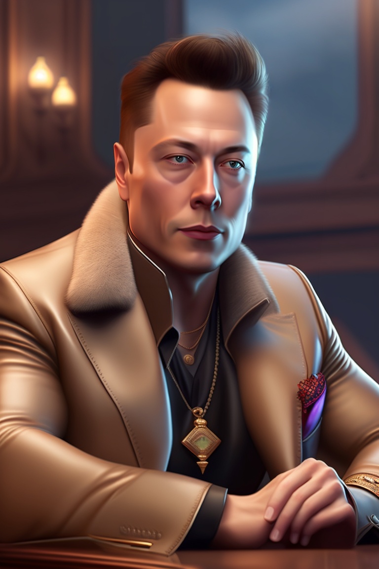 Lexica - Elon musk smoking a cigar, cinematic