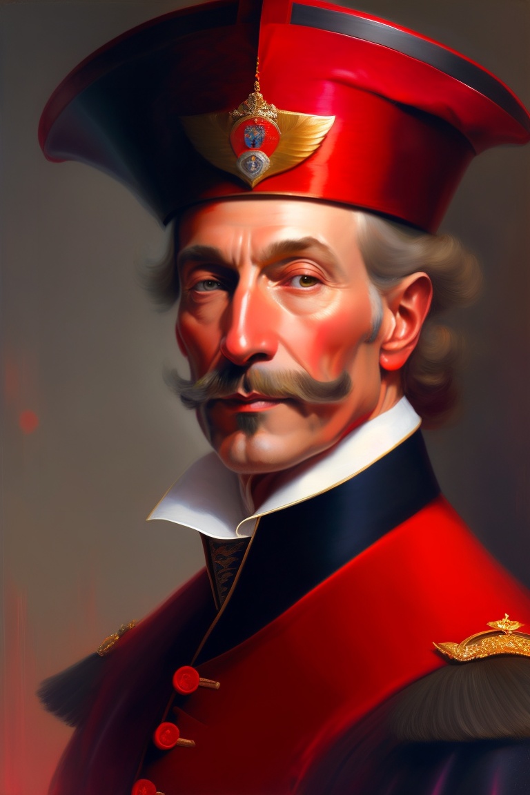 Lexica - Cardinal Richelieu, Ceremonial red attire, Red zucchetto ...