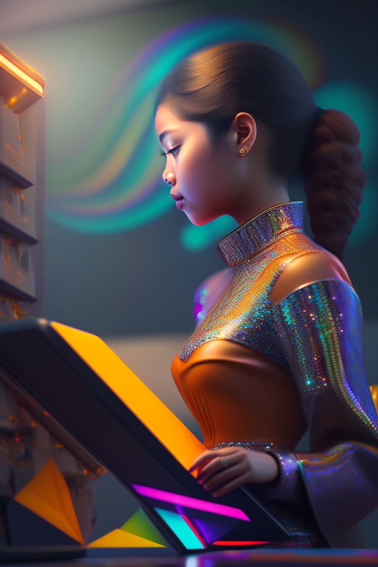 Lexica - Depict the intersection of programming code and artistic ...