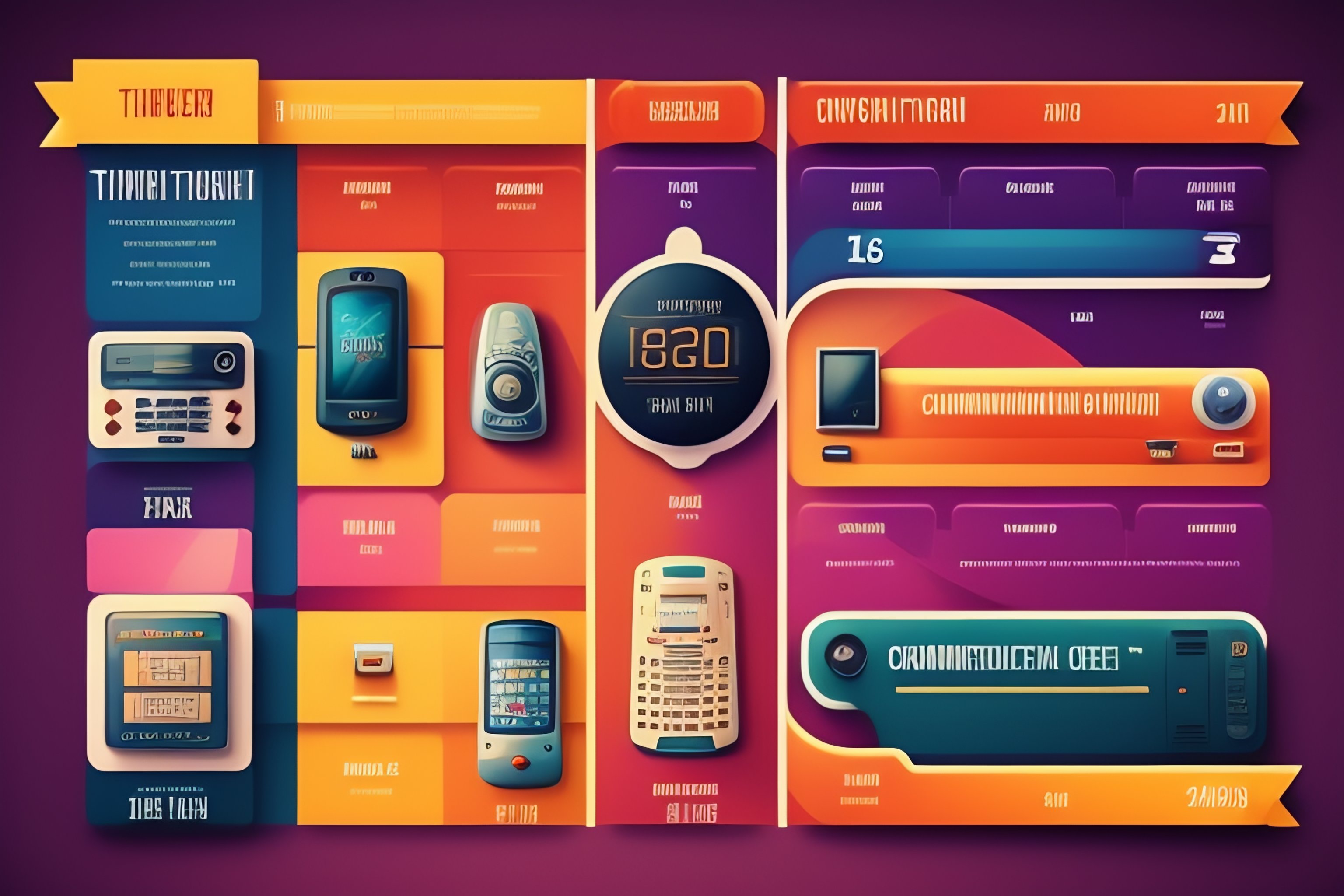 Lexica - Communication tech timeline poster, in the timeline 1 9 0 0 s ...