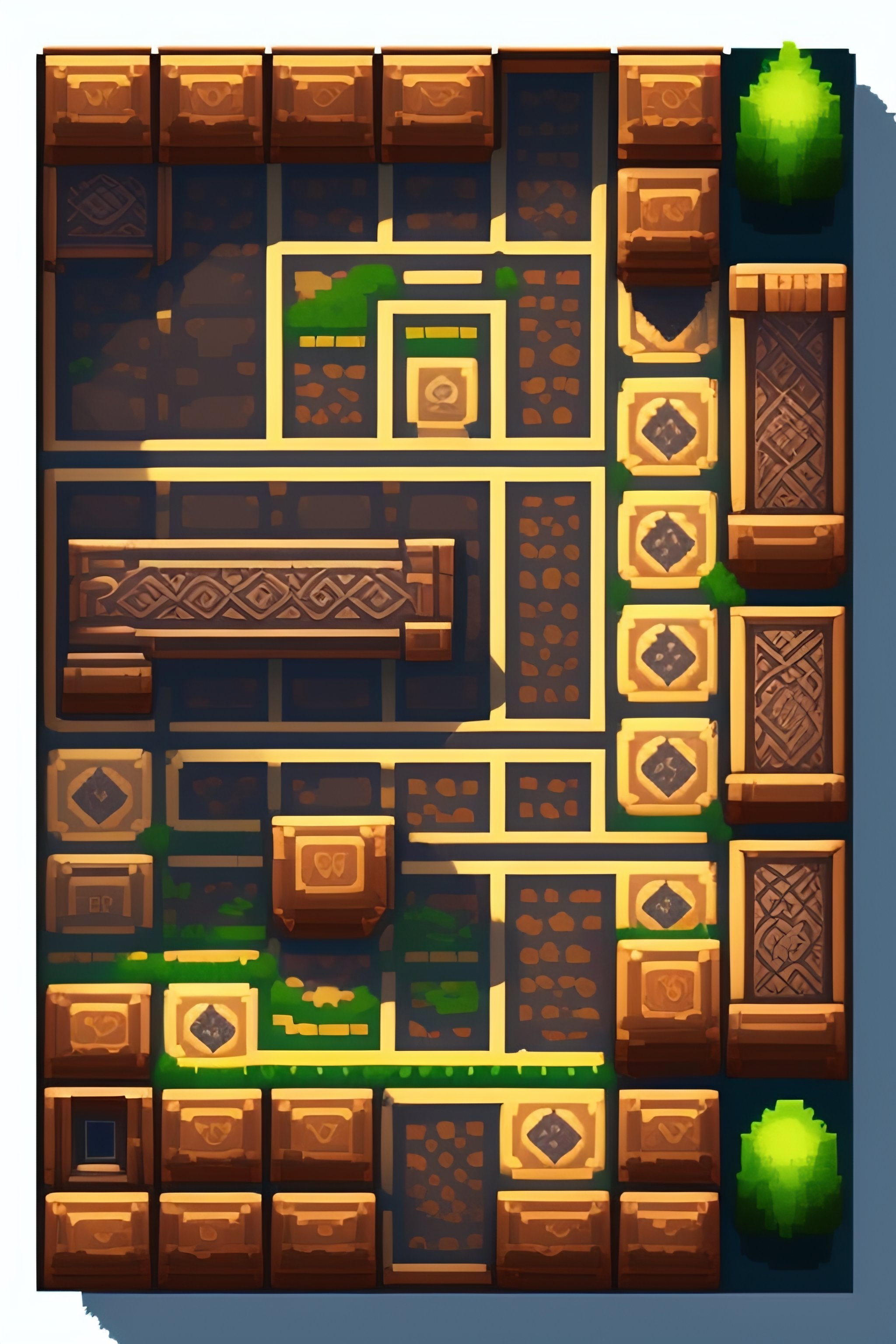 Lexica - Dungeon game asset sheet top down 2d