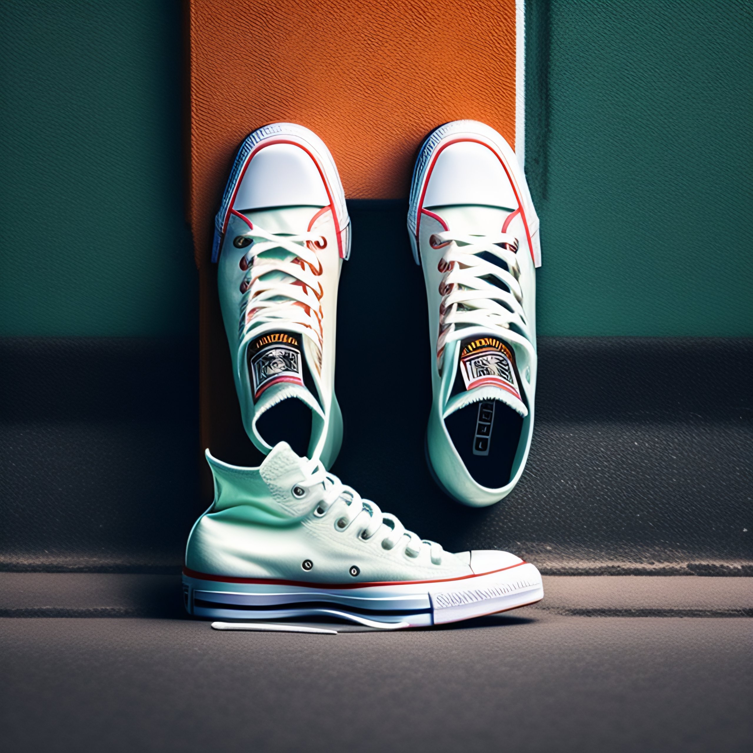 Lexica - Picture of a pair of converse all star sneakers hanging by the ...