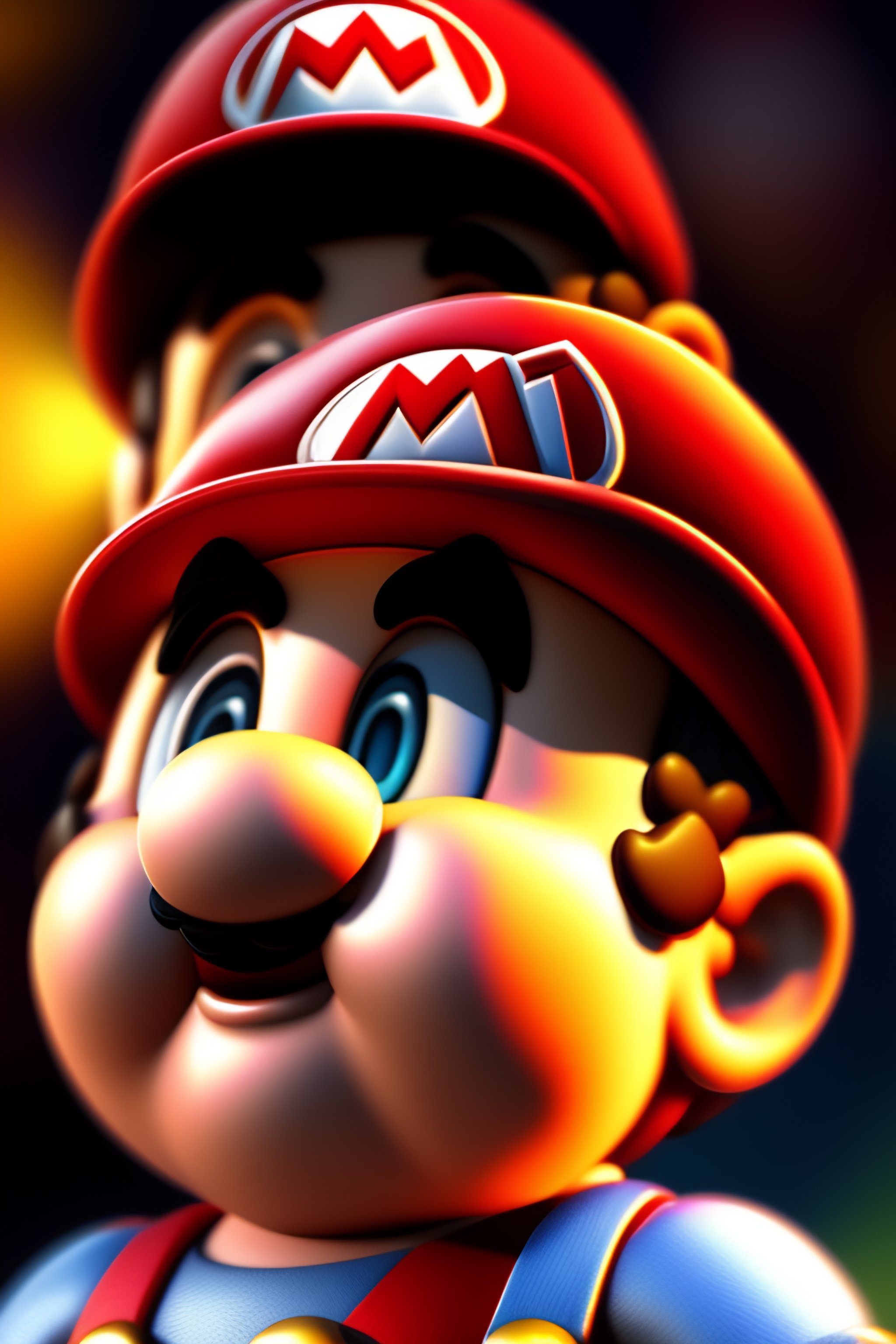 Lexica - Super Mario bebê 8k