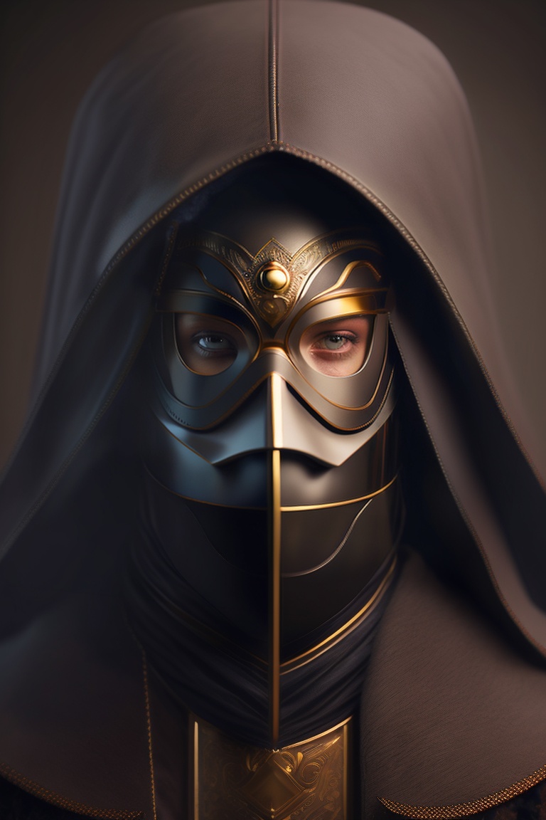 Lexica - A mysterious representation of the truth, a masked prohet with ...