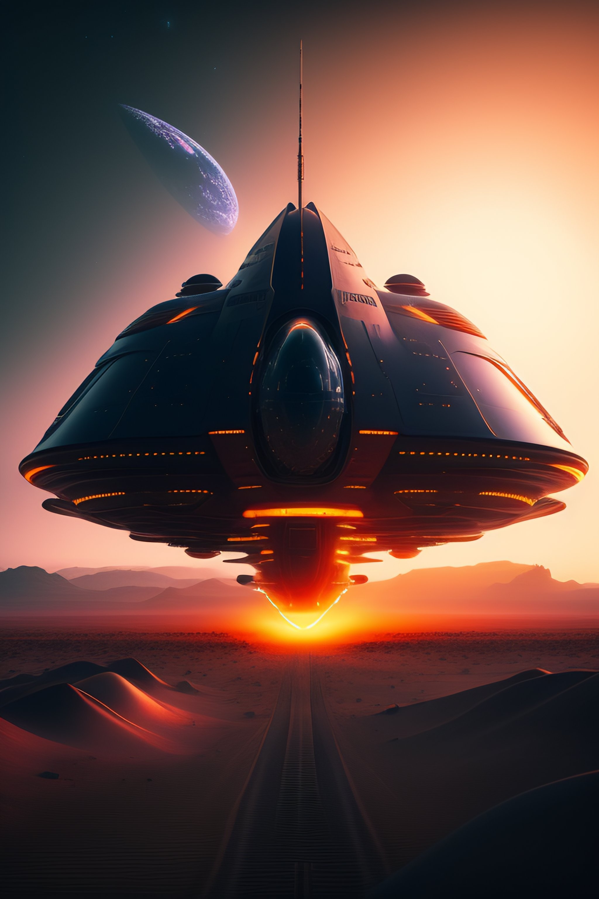 Lexica - Alien war space ship in battle with human futuristic space ...