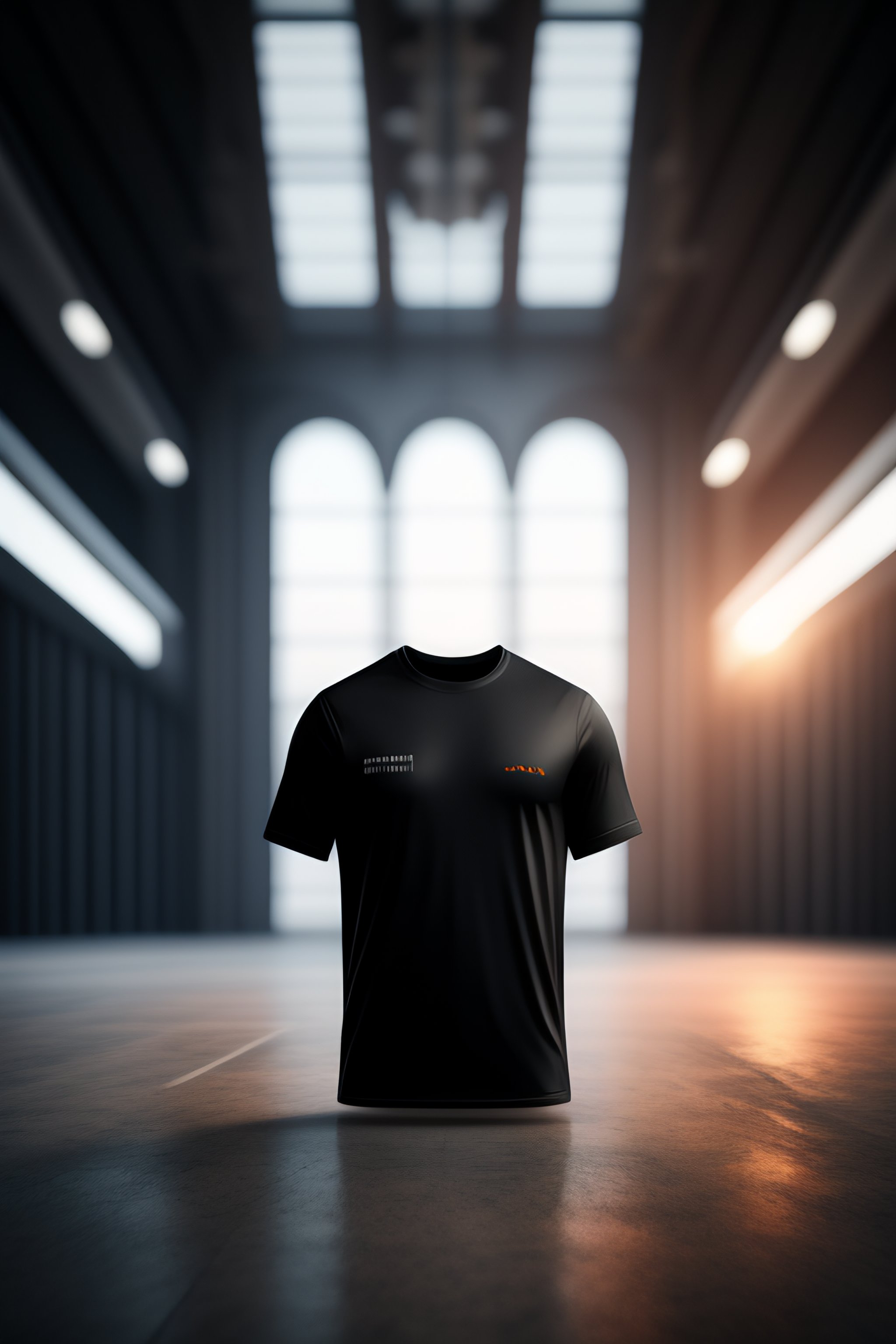 Lexica - Ultra realistic, unreal engine, empty, black T-shirt mockup ...