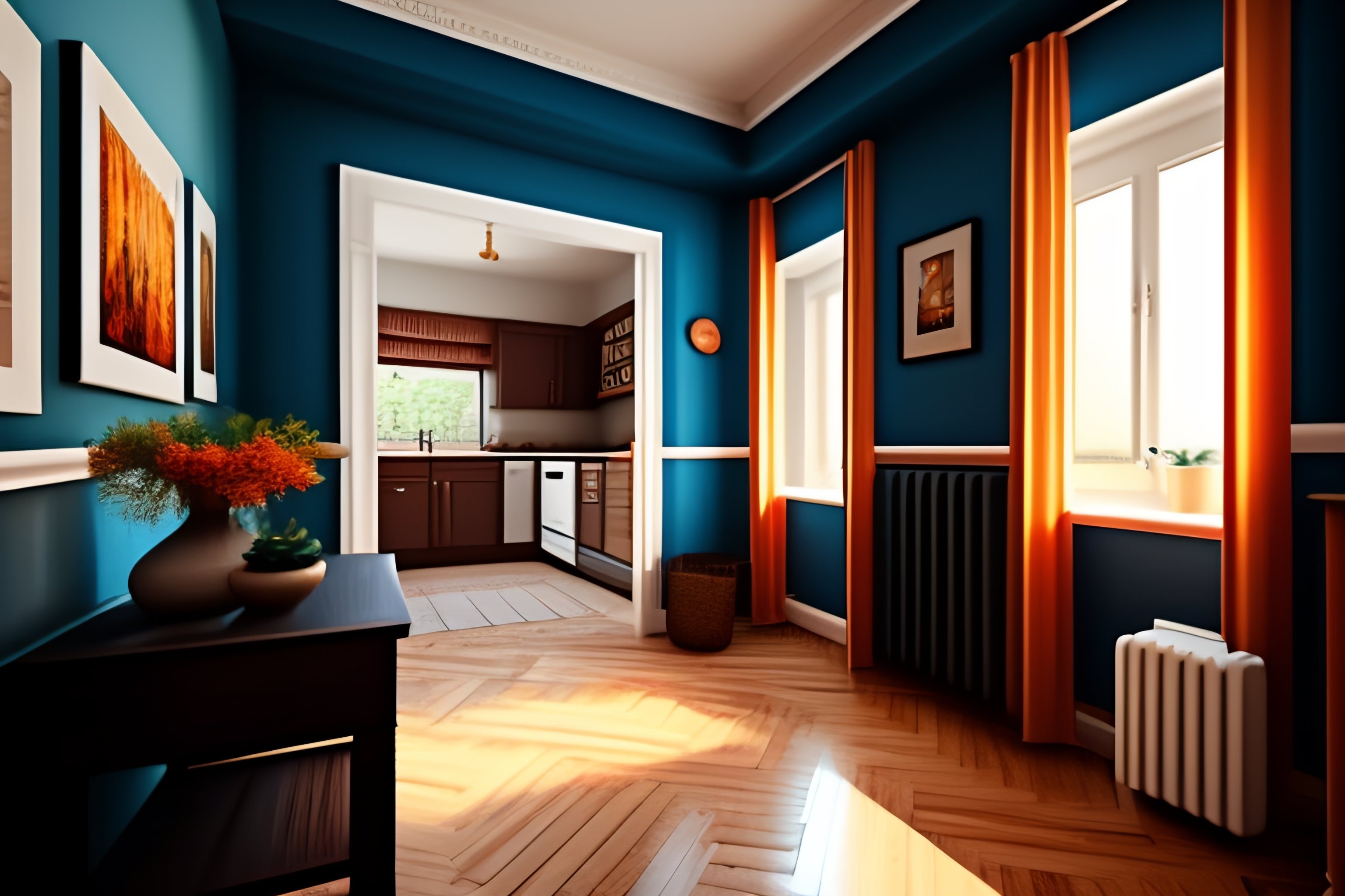 Lexica - Living room, kitchen, cosy, hallway