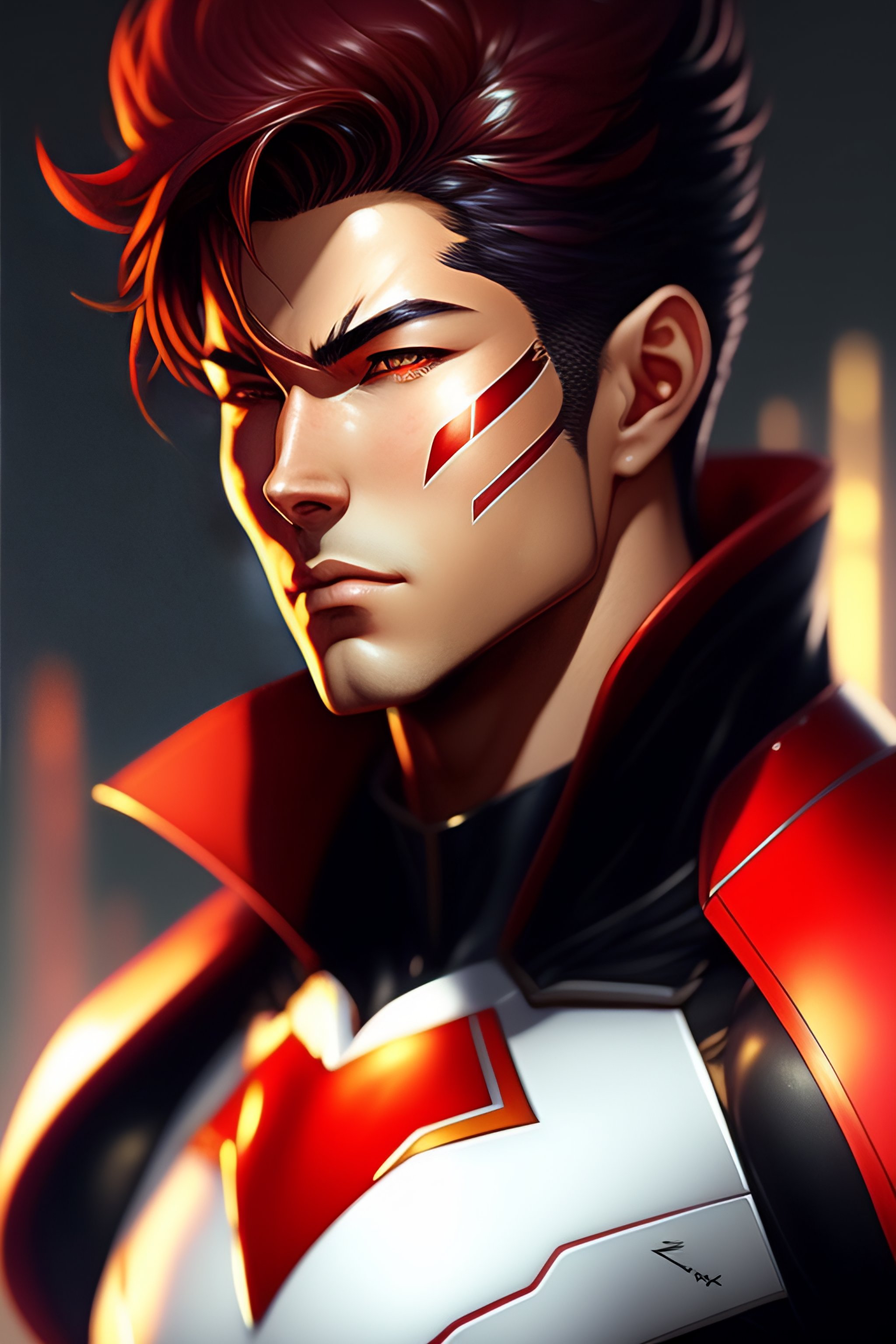 Lexica - Anime portrait of Jason Todd as Red Hood Beyond by Stanley ...