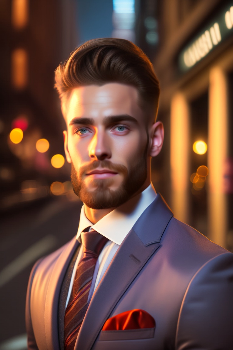 Lexica - Handsome bearded young man, passionate look, cinematic ... Lexica - Handsome bearded young man, passionate look, cinematic ...