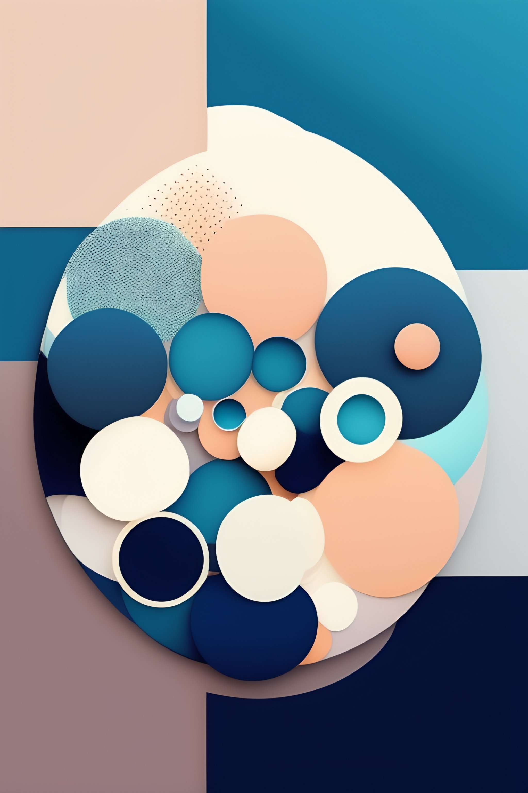 Lexica - The abstract artistic flat illustration famous artist, creative art, soft colors mono ...