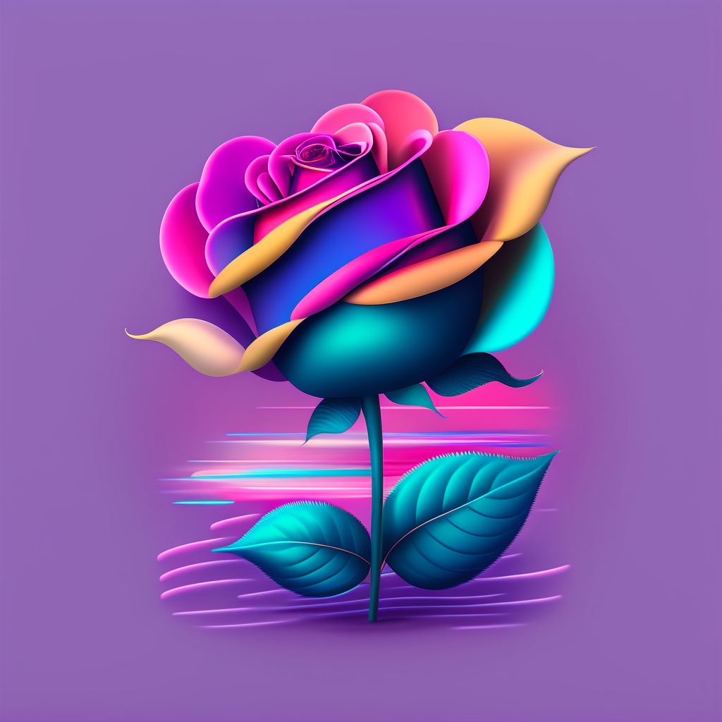 Lexica - Rose, Impressionism, Calligraphy, Pastel Colors, Romanticism ...