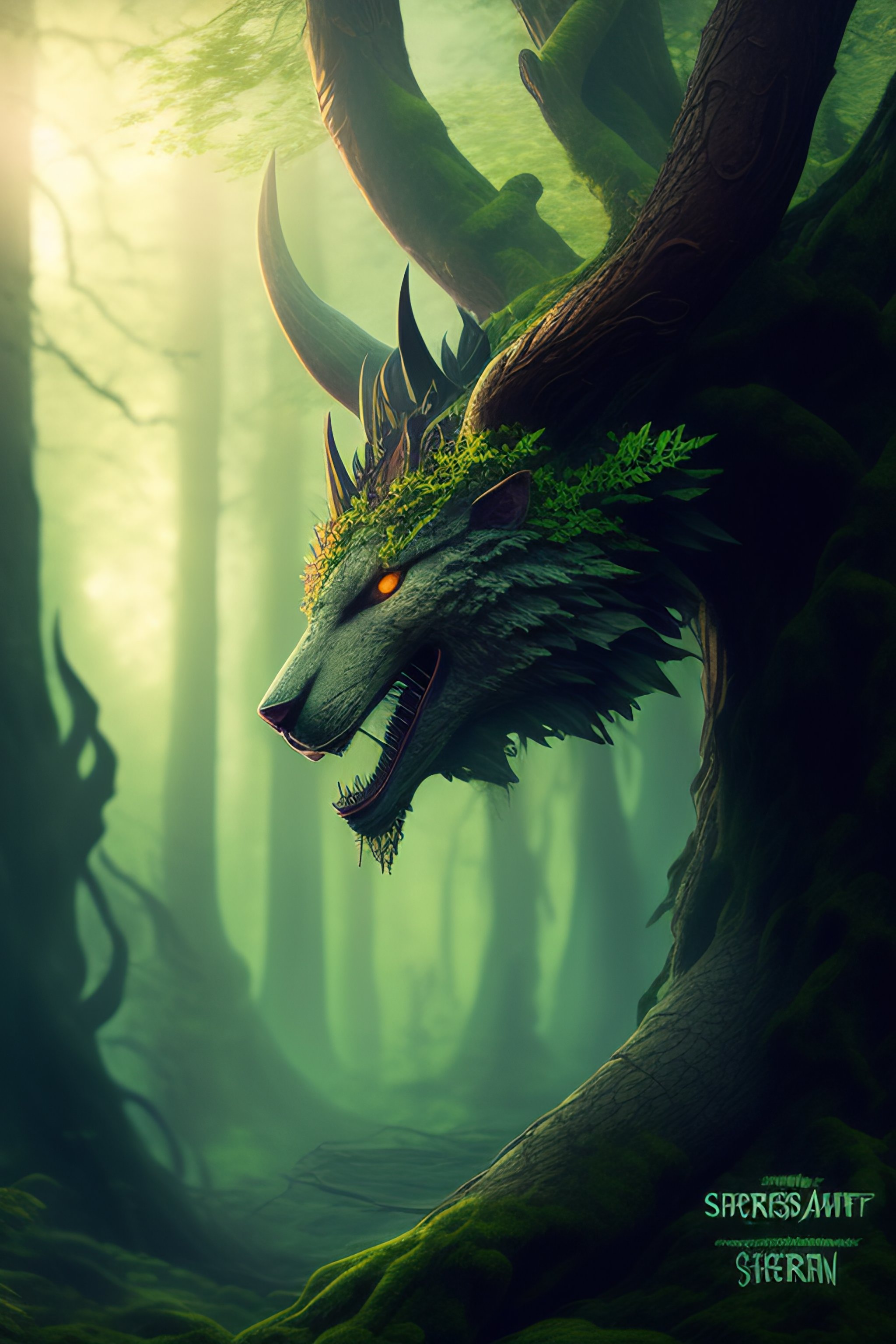 Lexica - Leshens, spriggan, sorceror of the forest, bone head, It was a ...