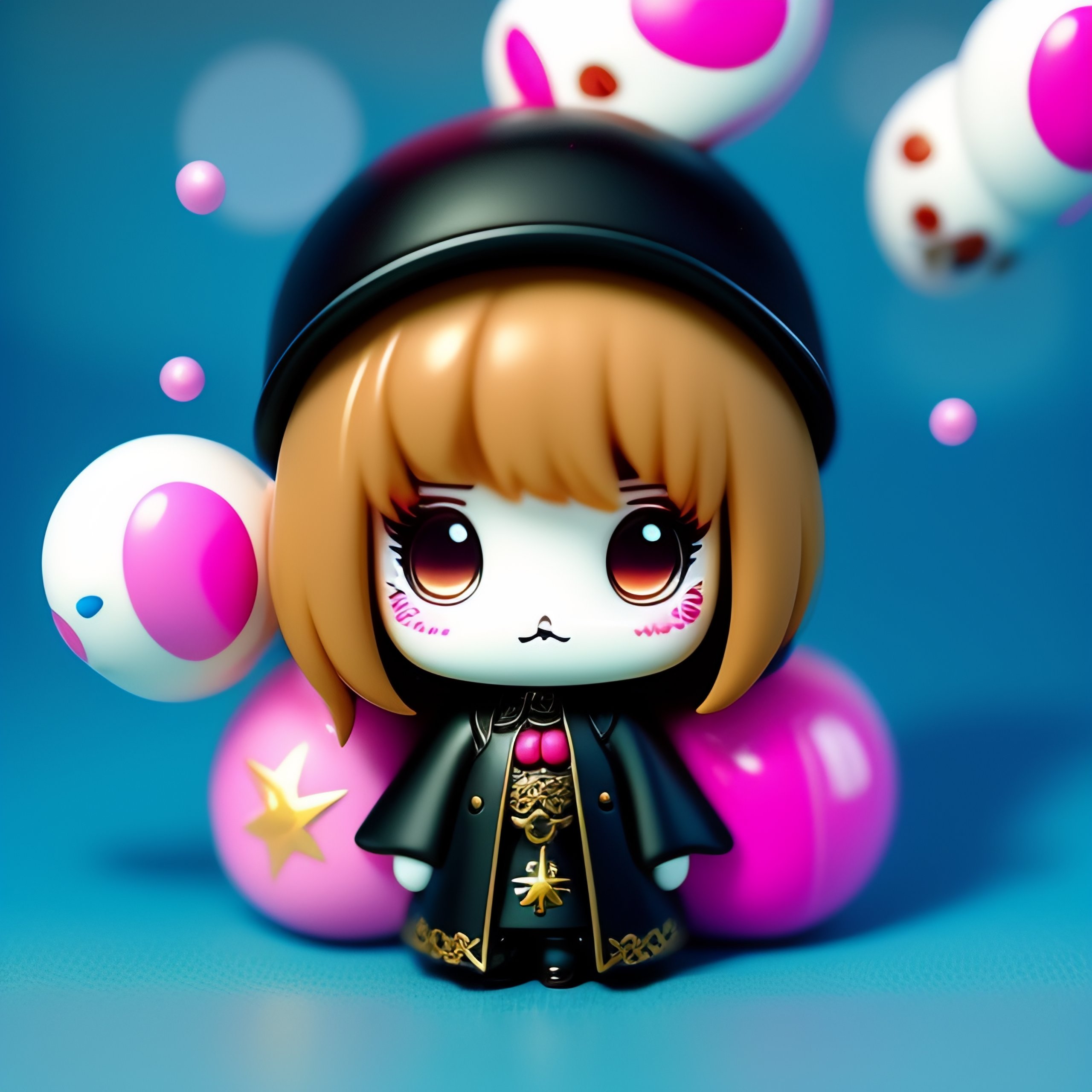 Lexica - Chibi anime grim reaper, kawaii, Sanrio Ltd