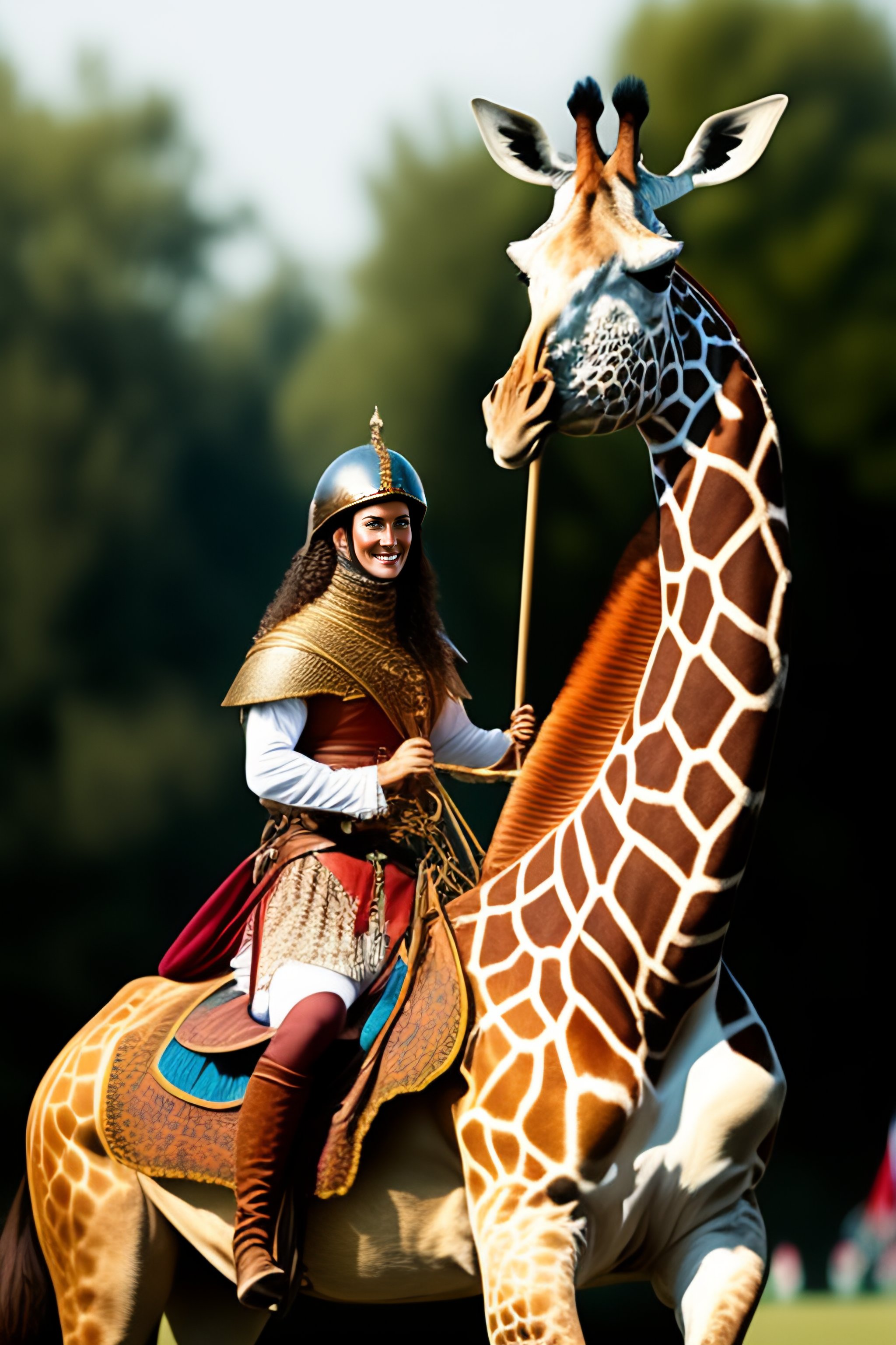 Riding Giraffe