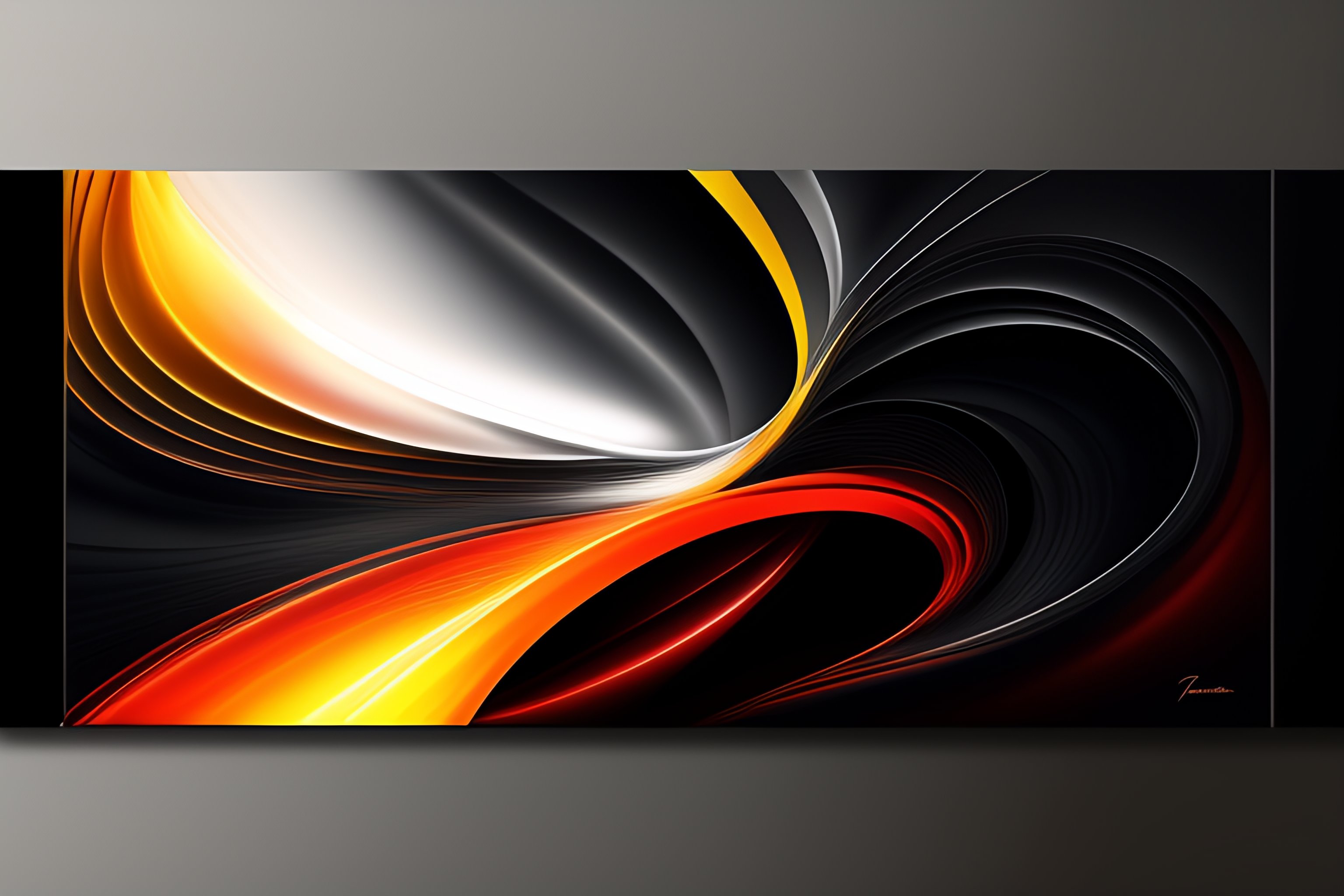 Lexica - Innovative abstract art on black background