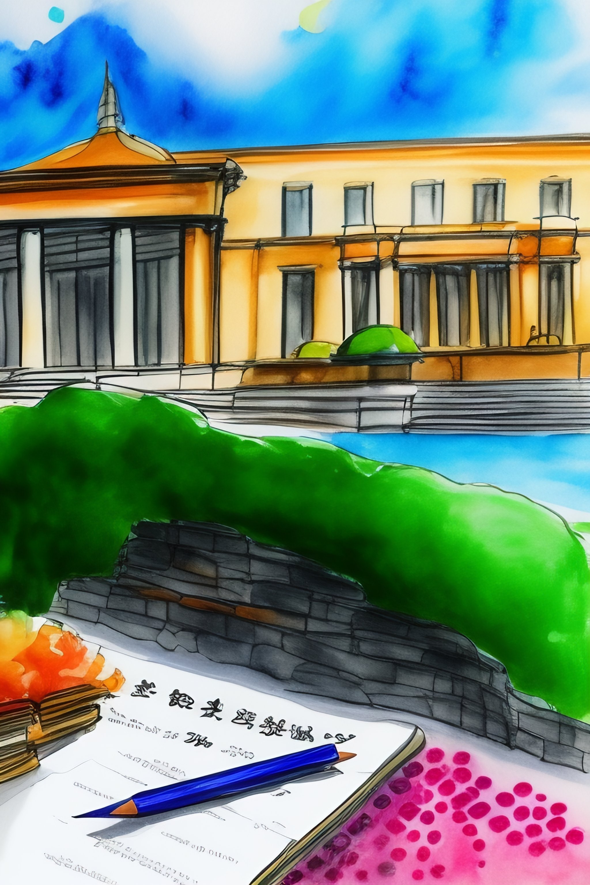 Lexica - The capital market, drawing by children in compulsory ...