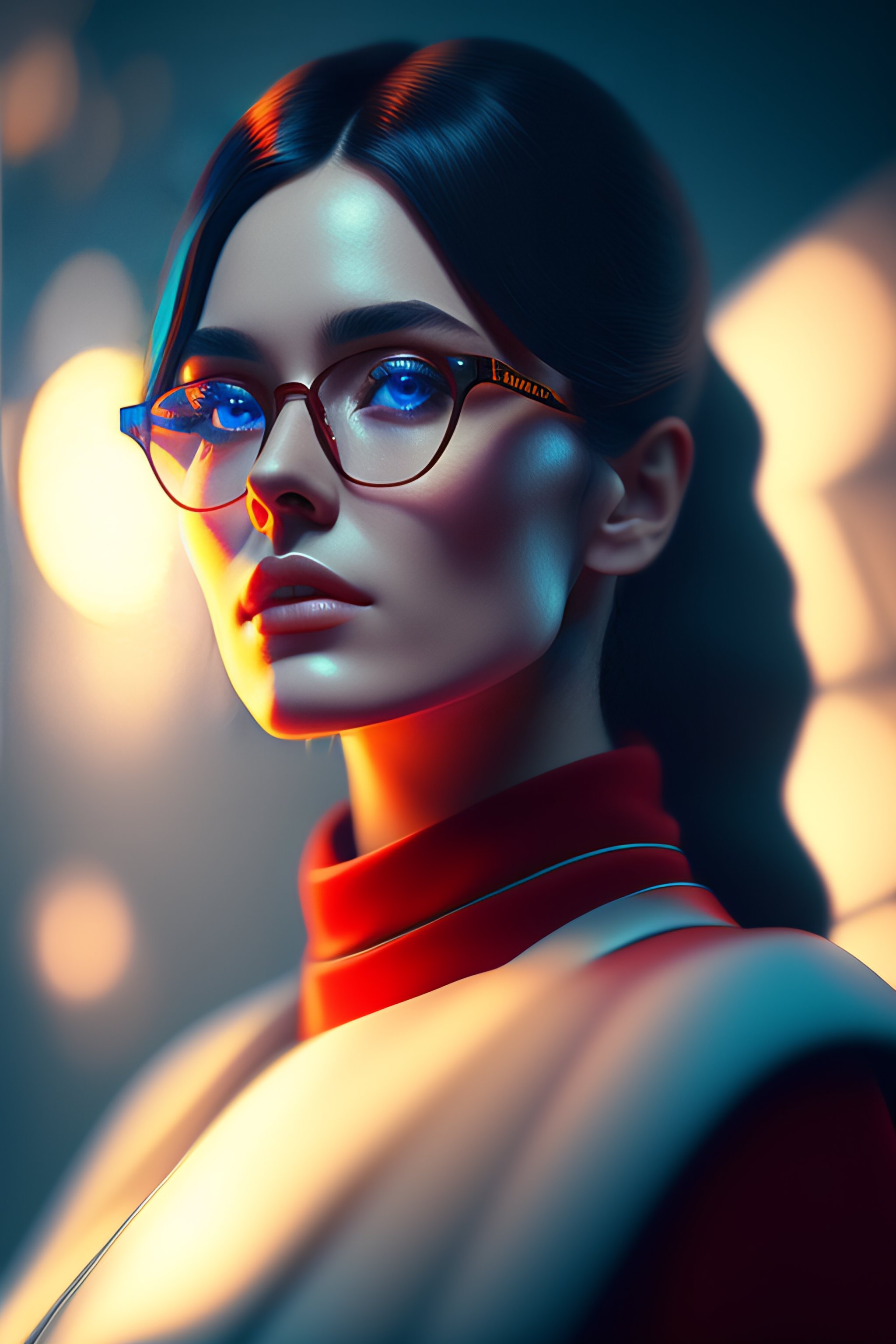 Lexica - Kodak portrait. by , ilya kuvshinov, da Vinci , greg rutkowski ...