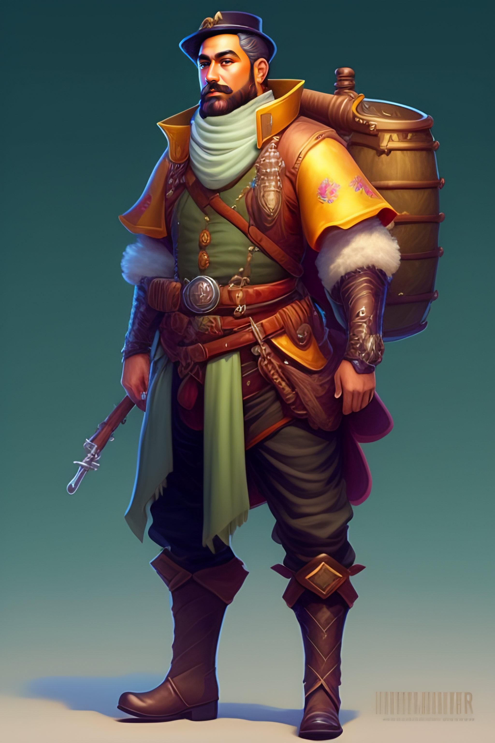 Lexica - Dnd character of a turtle man artificer who has cannons ...