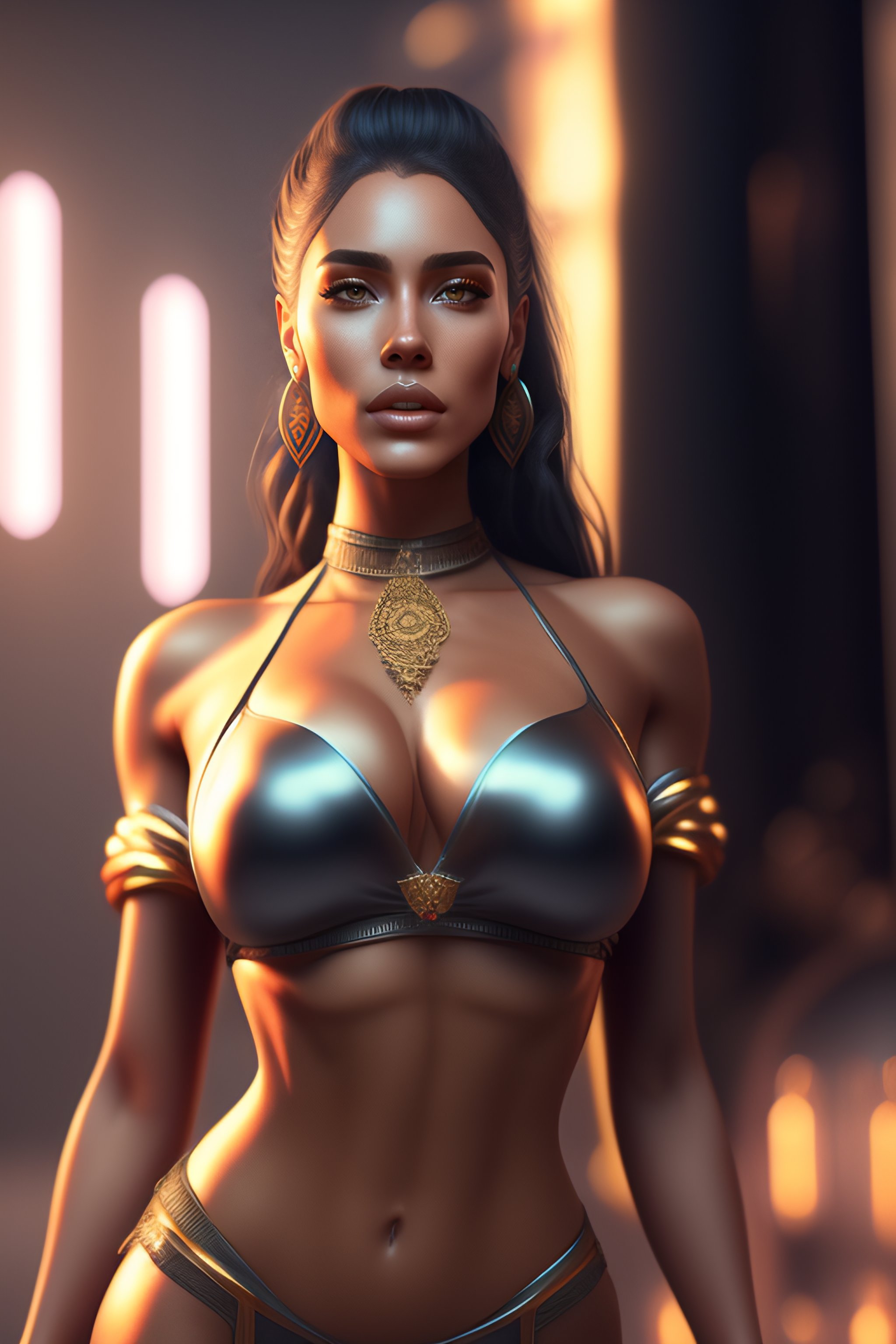 Lexica - Hot girl, full body, hot body, hot pose, attractive pose, high resolution, super ...