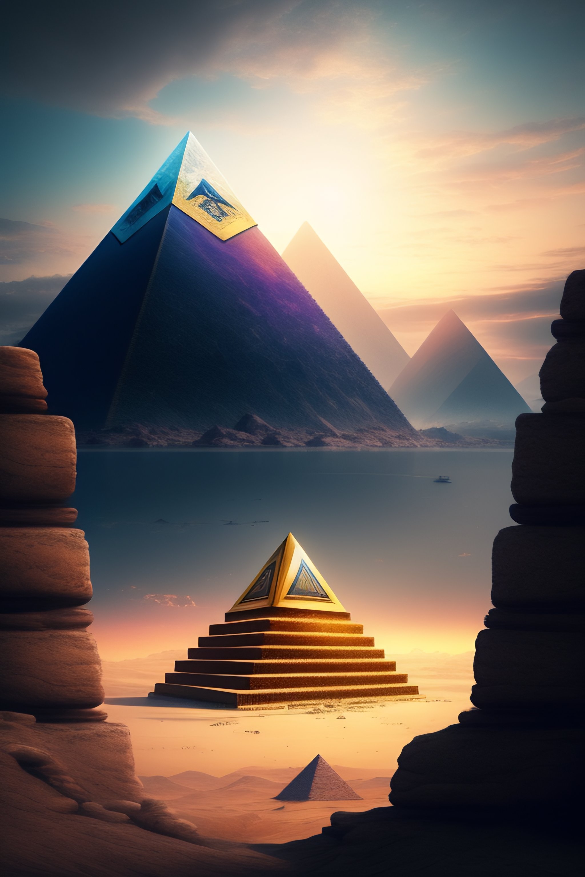 Lexica - Pyramid in an apocalyptic worlkd