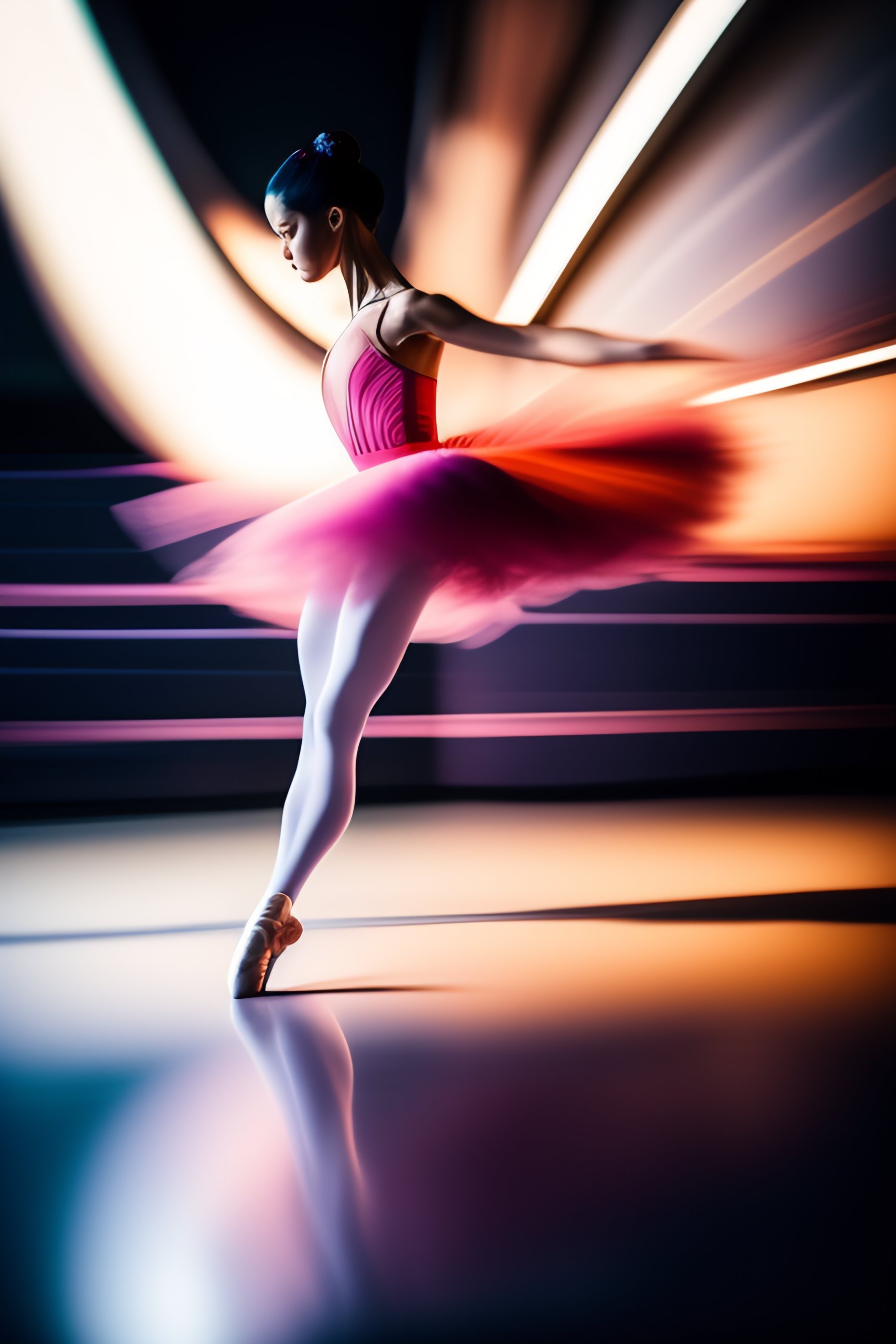 Lexica - Ballet photography, motion blur, dreamy
